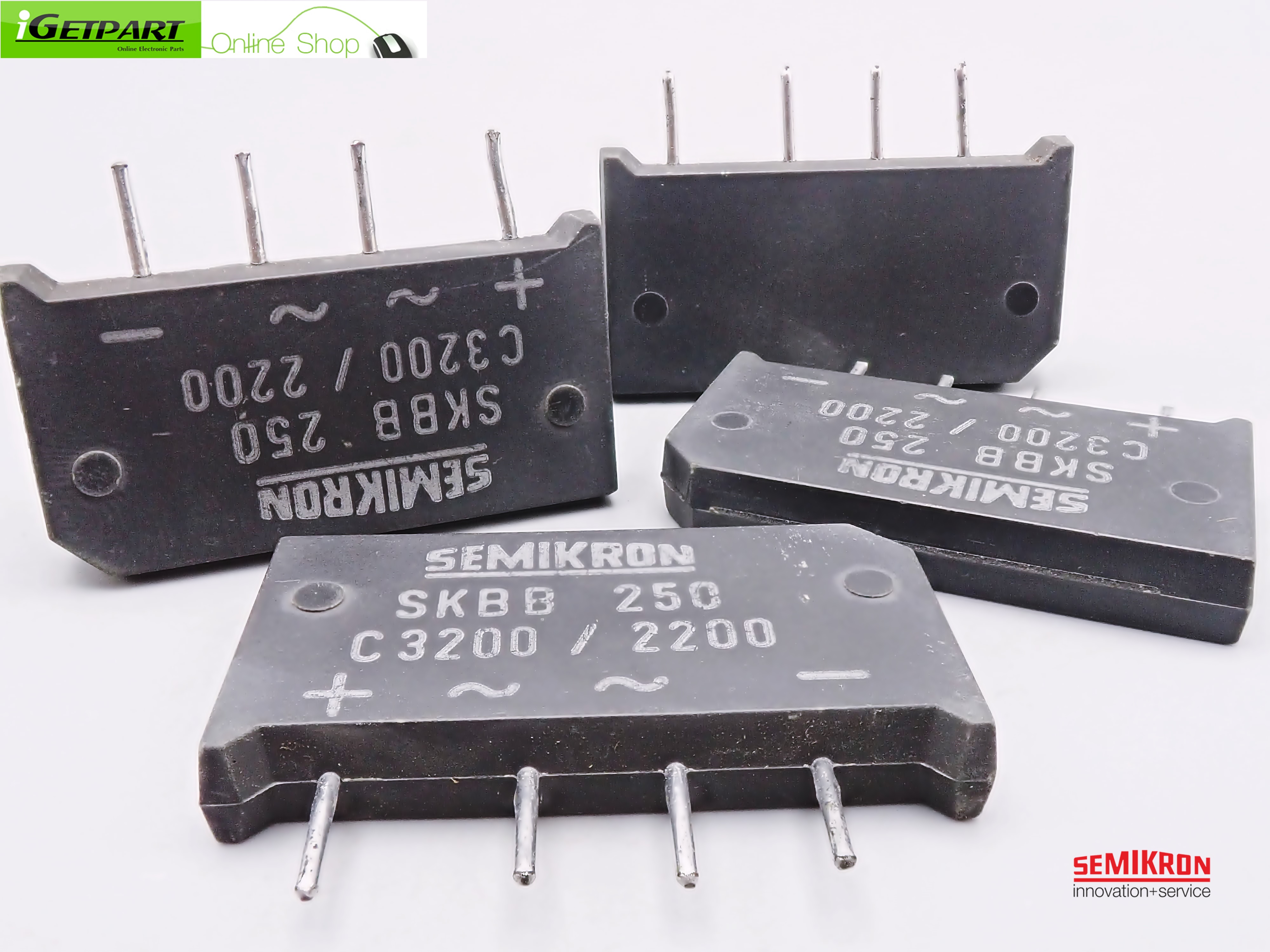 ไดโอด บริดจ์ เรคติไฟร์ Diode Bridge Rectifier Semikron SKB B250 C3200 ...