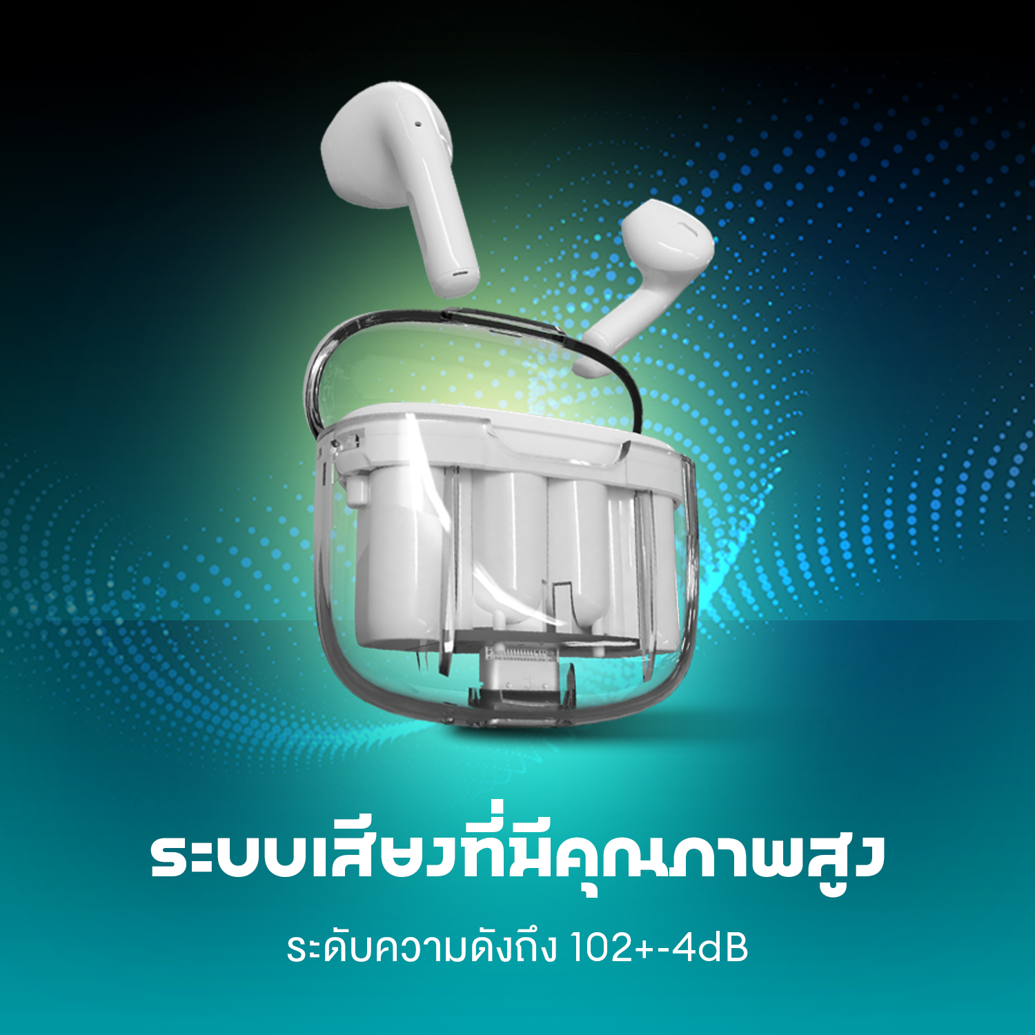 FANTECH หูฟังบลูทูธ หูฟังไร้สาย Bluetooth Headset True Wireless บลูทูธ ...