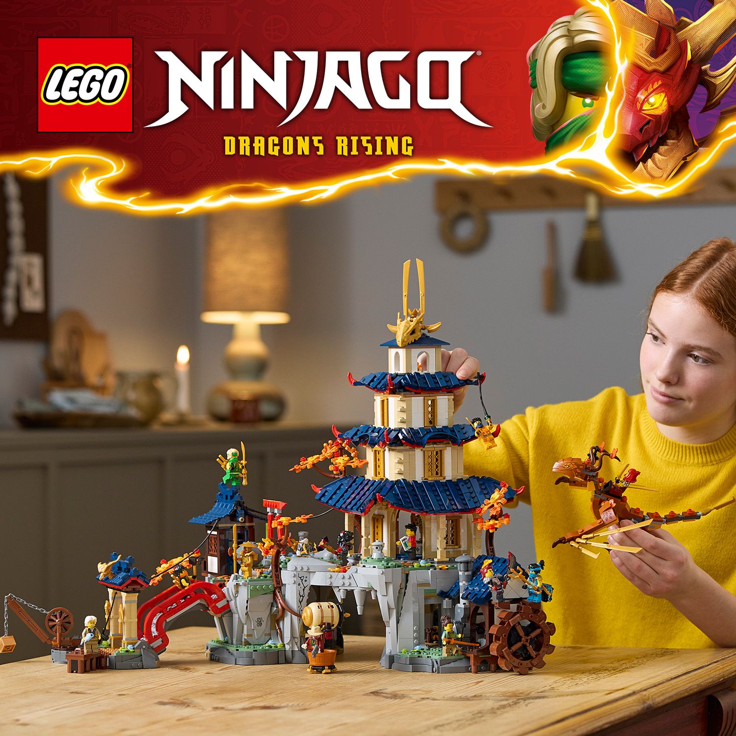 LEGO NINJAGO 71814 LEGO Ninjago 71814 Tournament Temple City (3489 ...