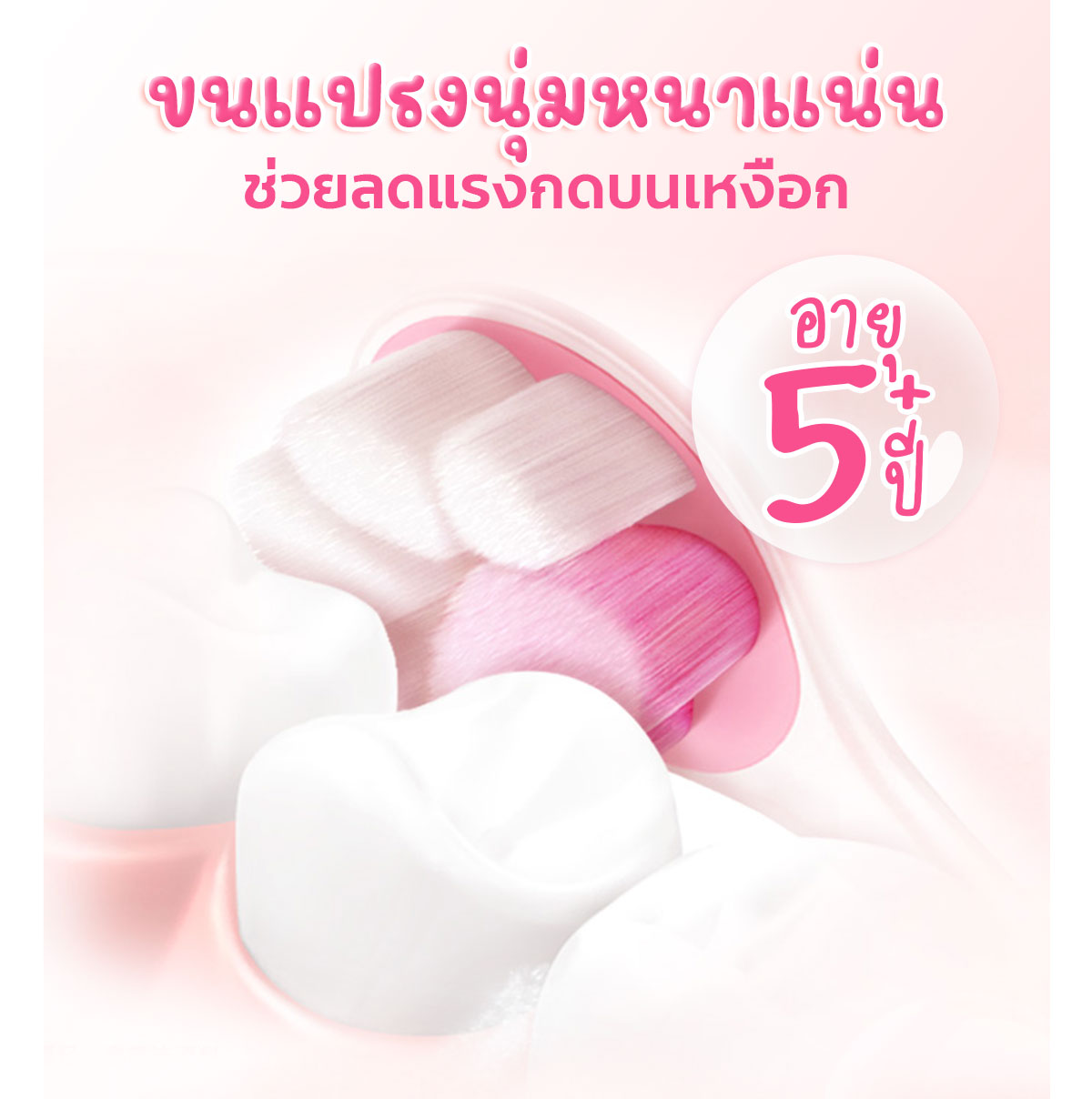 [มี 2 แพ็คให้เลือก] แปรงสีฟันเด็ก คอลเกต เจนเทิล ฟลัฟฟี่ พอว์ Colgate ...