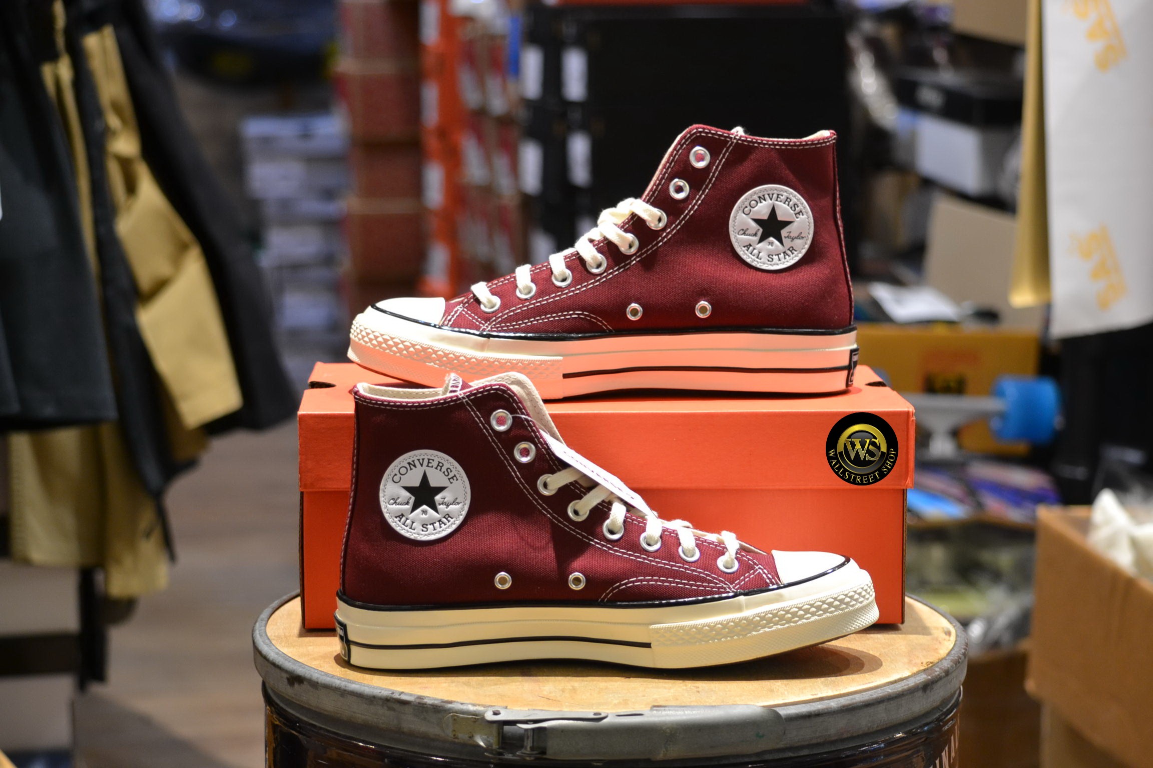 ลิขสิทธิ์แท้ รองเท้า CONVERSE CHUCK 70 VINTAGE CANVAS HI RED (A01448CH2REXX)Made in เวียดนาม ...