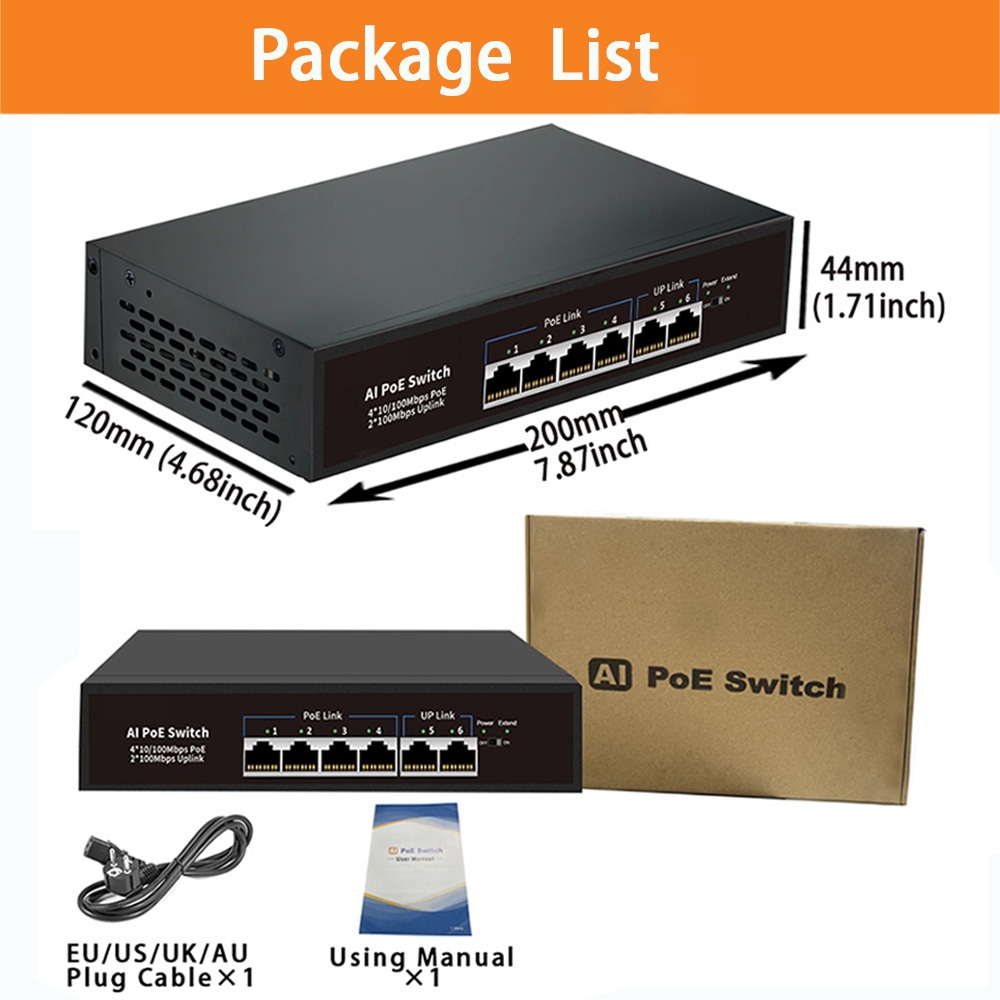 10/100/1000 POE Switch 4 / 8 / 16 / 24 Ports รับประกัน 3 ปีเต็ม ...