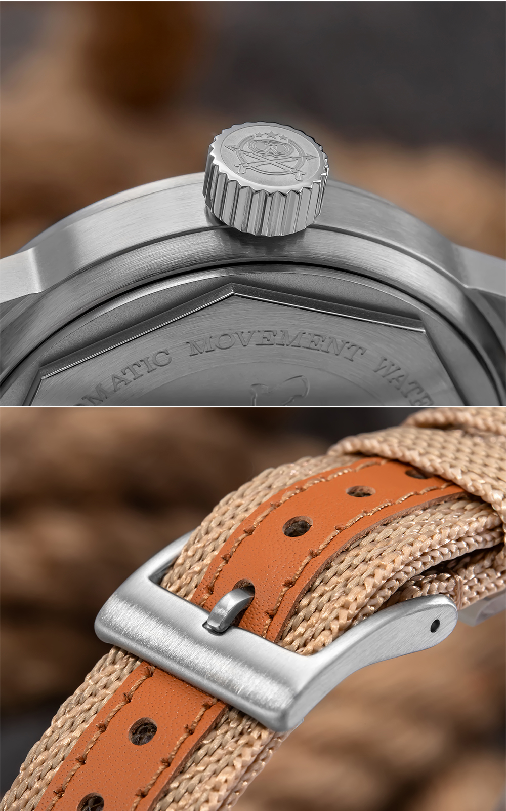 [Pre-order][ออโต้] Addiesdive AD2076 Retro Military Watch 36MM C3 AR ...