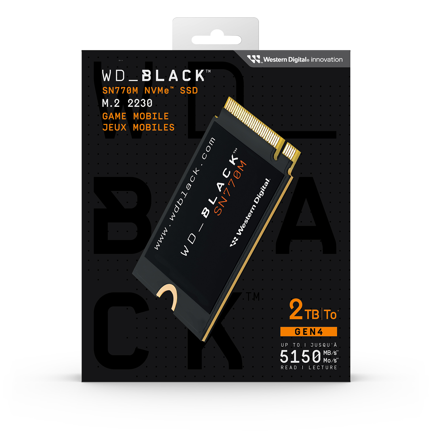WD SSD (เอสเอสดี) WD BLACK SN770M - PCIe 4x4/NVMe M.2 2230 ประกัน 5 ปี ...