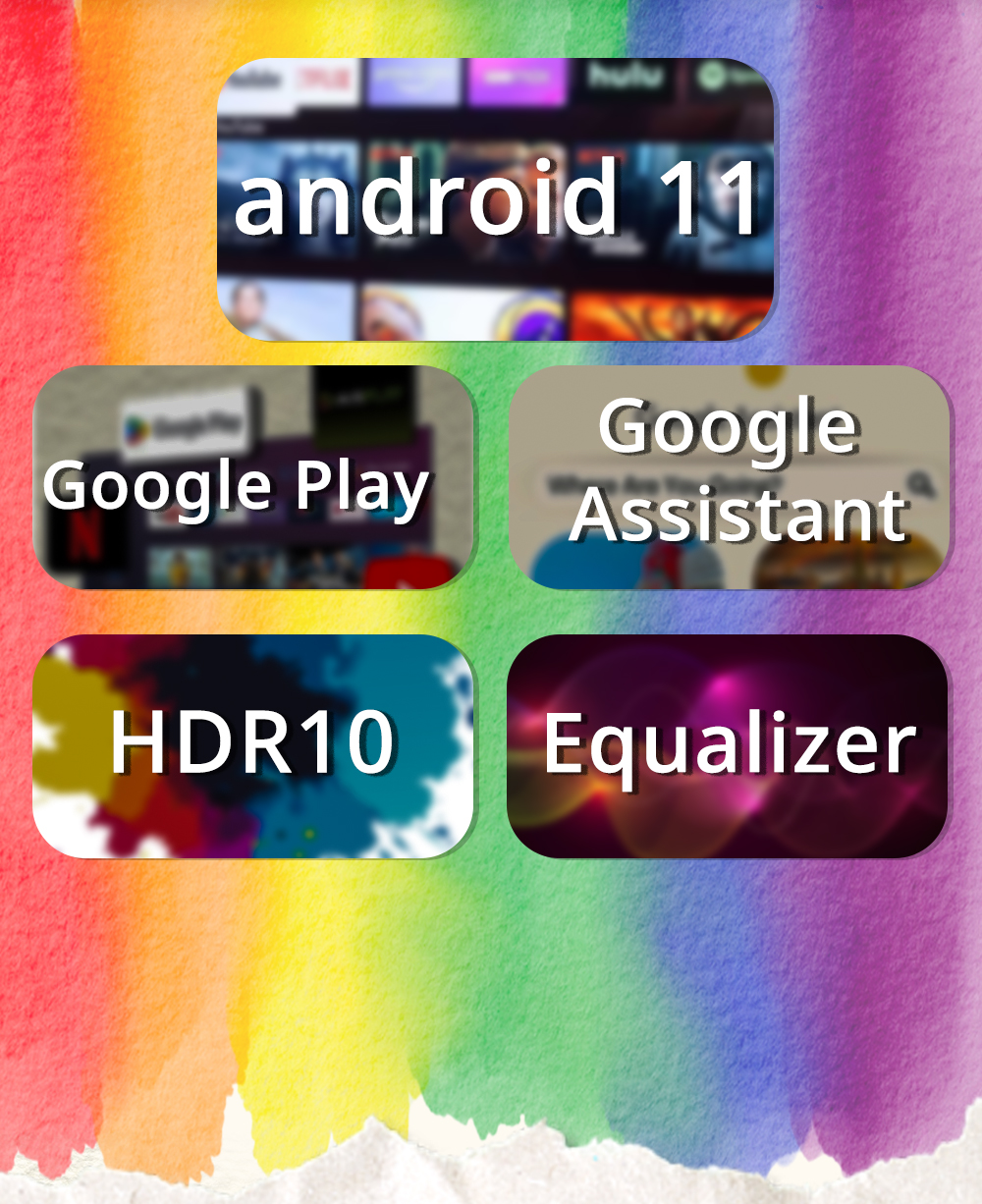 Aconatic ทีวี 55 นิ้ว LED 4K UHD Android TV 11.0 รุ่น 55US800AN ระบบปฏิบัติการ Android/Netflix ...