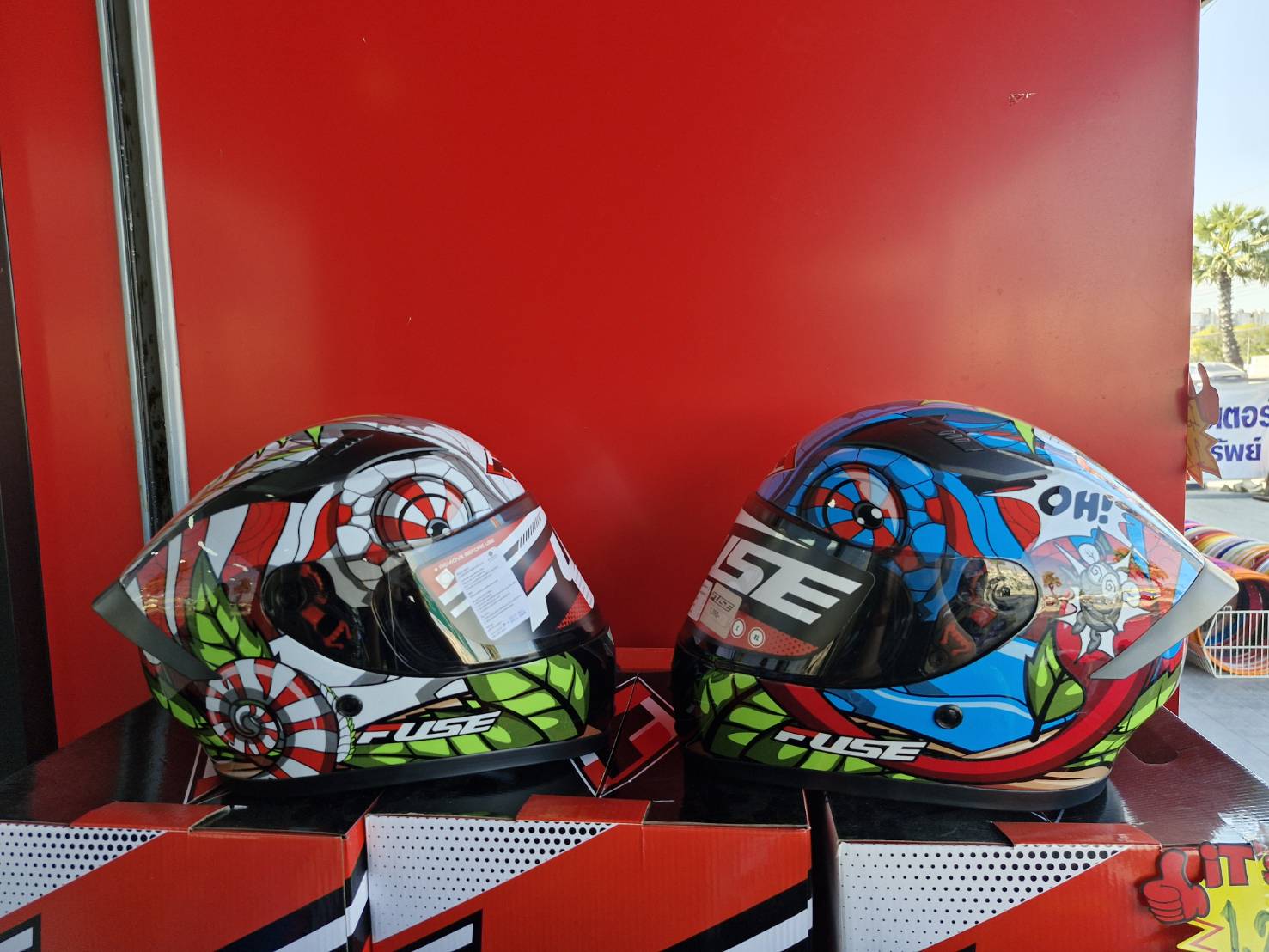 หมวกกันน็อค FUSE RAZOR SP 2024 ใหม่ล่าสุด ลาย CHAMELEON เฟี๊ยวจัด โดนใจ ...