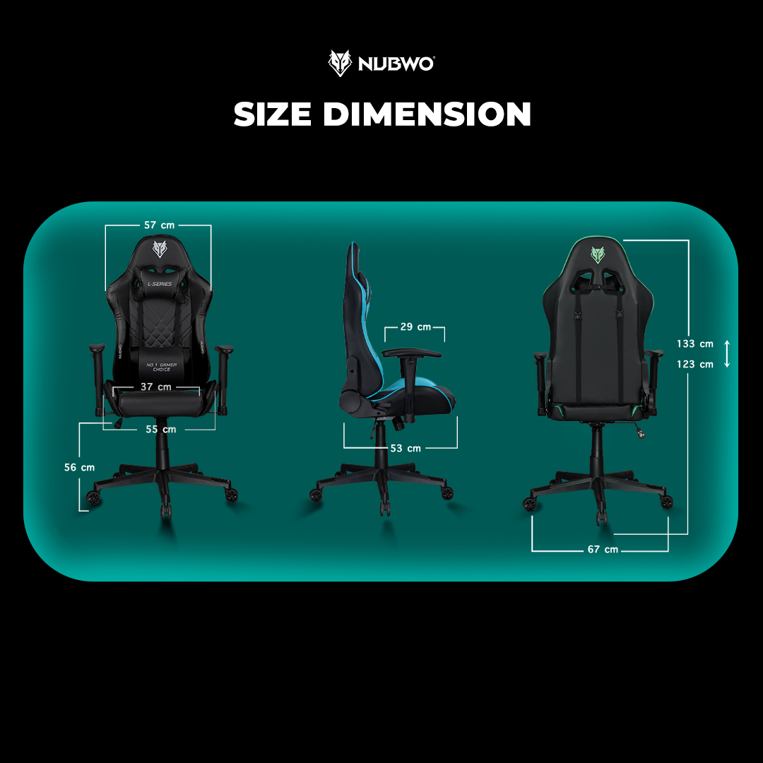 NUBWO เก้าอี้เกมมิ่ง Gaming Chair L117 มีให้เลือก 5 สี ปรับได้ 180 องศา เบาะนั่งสบาย | Shopee ...