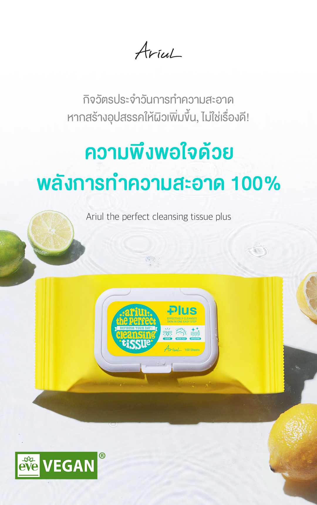 ARIUL The Perfect Cleansing Tissue Plus ( 20 sheets/100 sheets ...