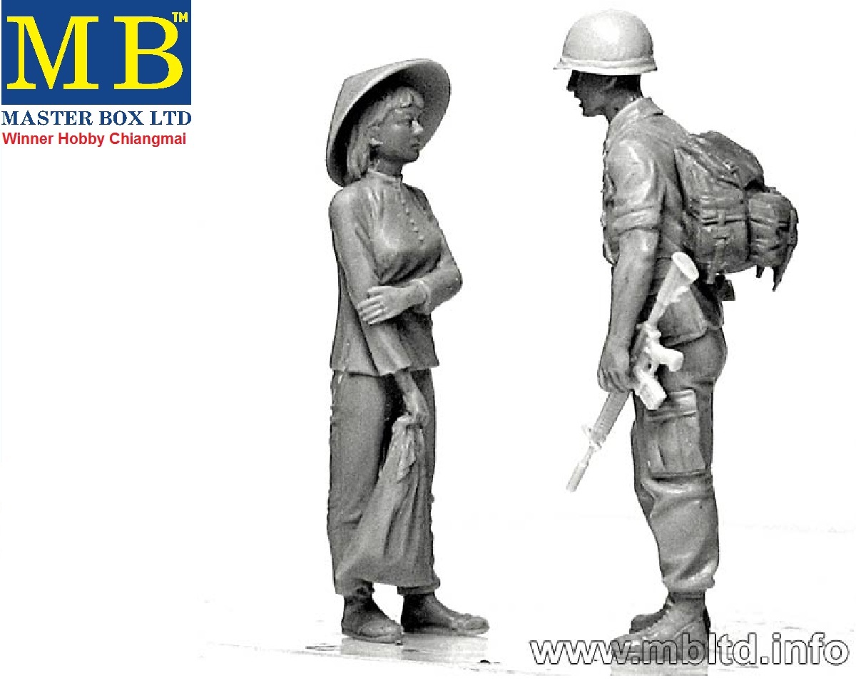 โมเดลฟิกเกอร์ Master Box 3599 Patroling (Vietnam War series) 1/35 ...