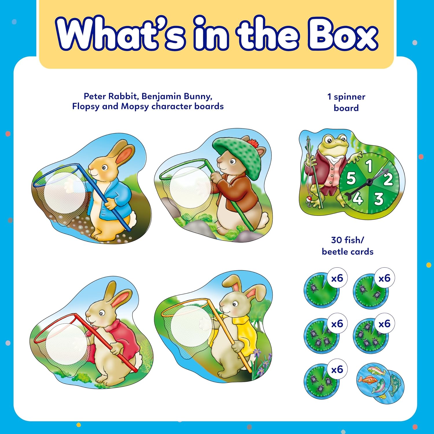 ORCHARD TOYS, Peter Rabbit™ Fish & Count Game บอร์ดเกมเด็ก ฝึกนับเลข ...