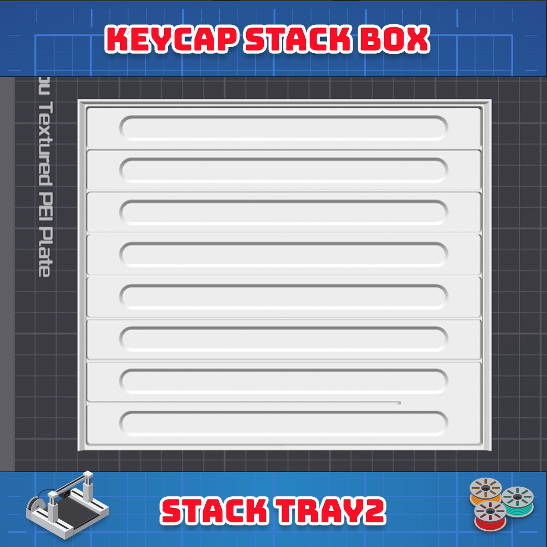 3DLabo Keycap stack box (3d print) กล่องใส่ Keycap เท่านั้นนะครับ ...