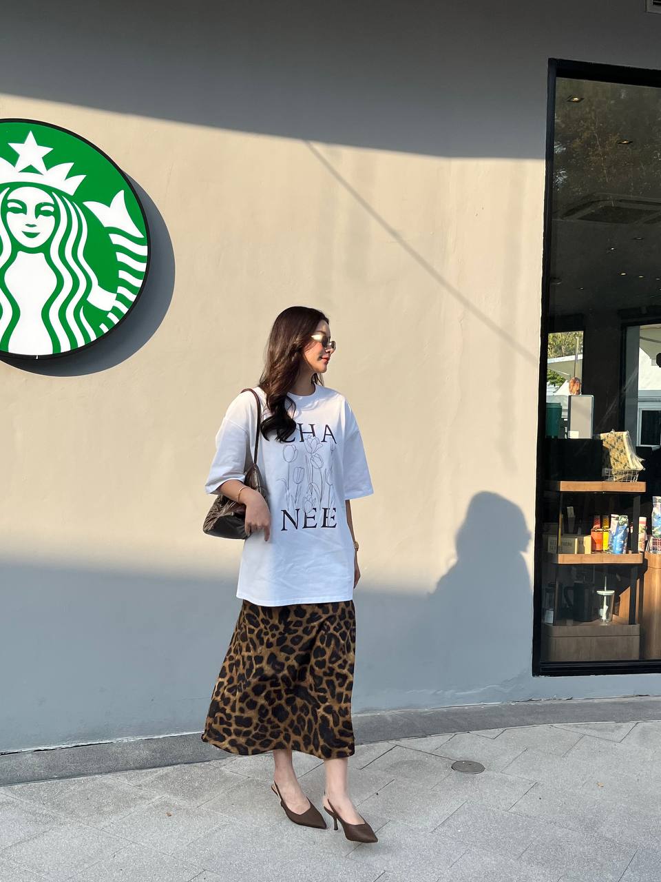 CHANEE | CHANEE Leo Skirt กระโปรงลายเสือ (SK8) | Shopee Thailand