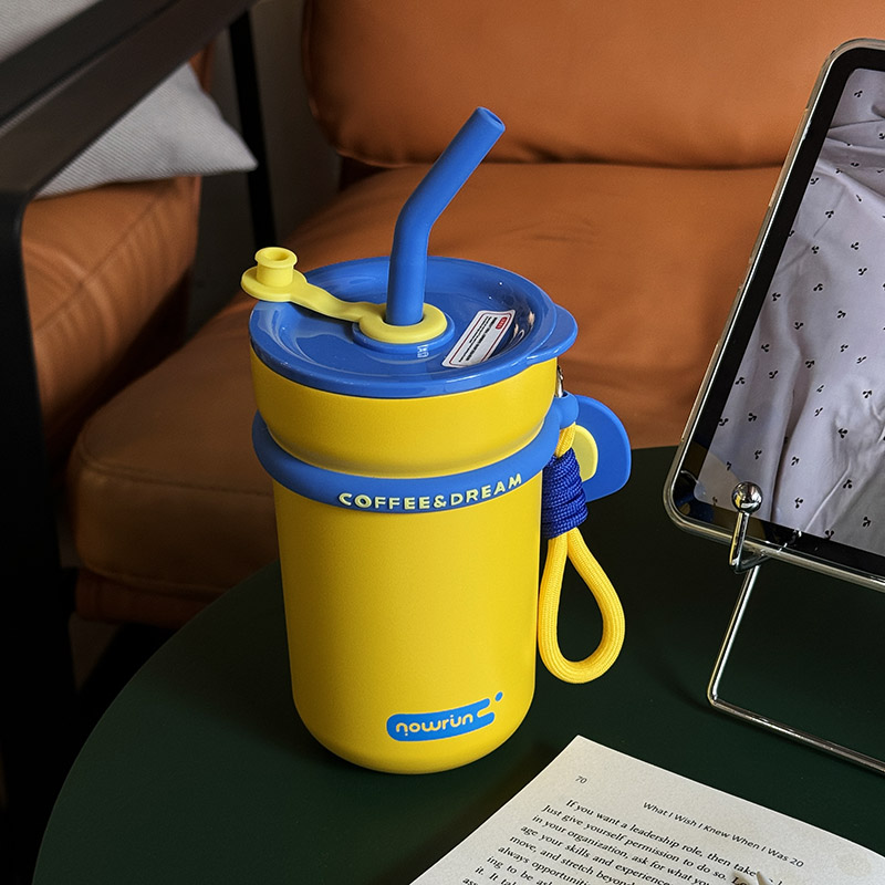 Sipsation Cup ของคู่รัก แก้วเยติ570ml 316 แก้วสแตนเลส แก้วหัดดื่ม พกพา 2 สไตล์เรียบง่า ขวดหัด ...