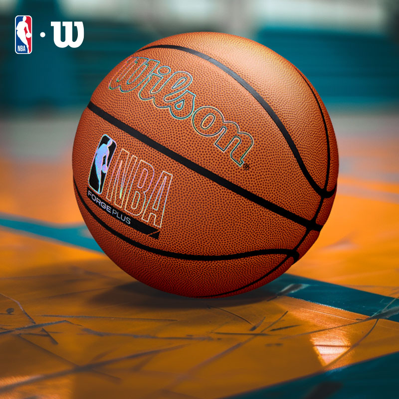 WILSON NBA Forge Plus ลูกบาสเกตบอล PU 100% Size 7 WZ2016801XB7 Official ...