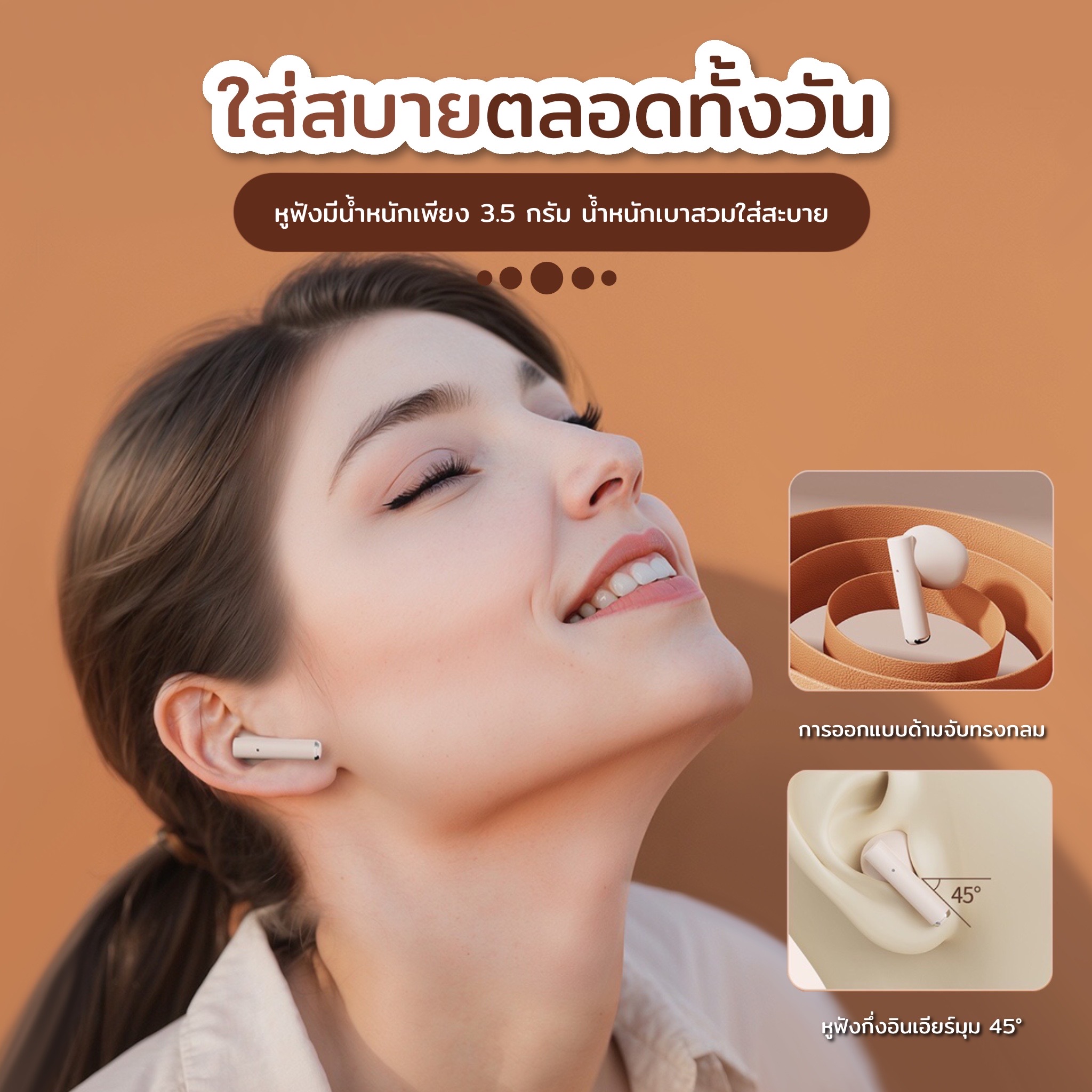 LiBRA M15 หูฟังบลูทูธ TWS v5.4 HIFI ลดเสียงรบกวน มีไมค์ในตัวหูฟัง ...