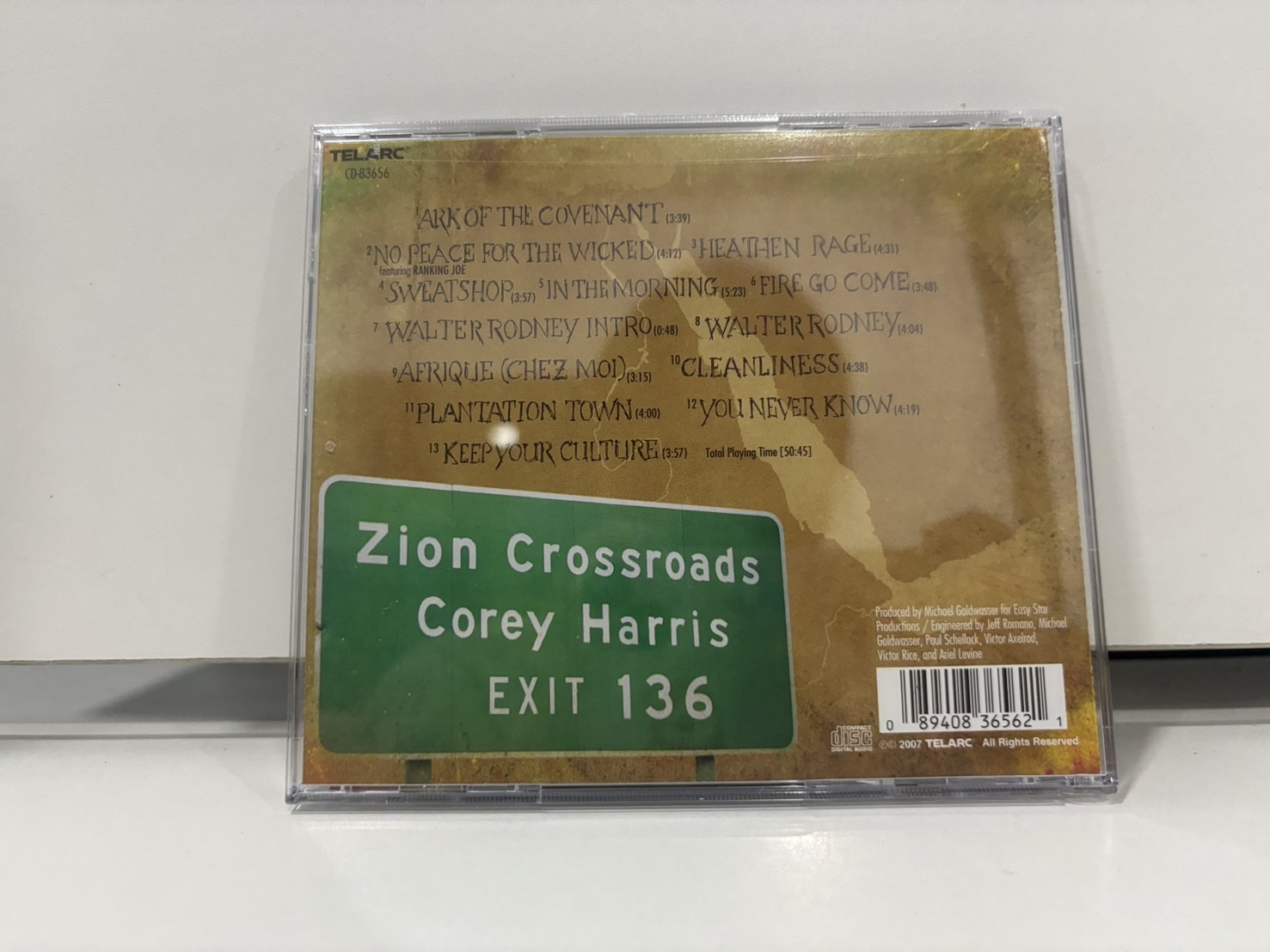 1 CD MUSIC ซีดีเพลงสากล COREY HARRIS ZION CROSSROADS (B12K52) | Shopee ...