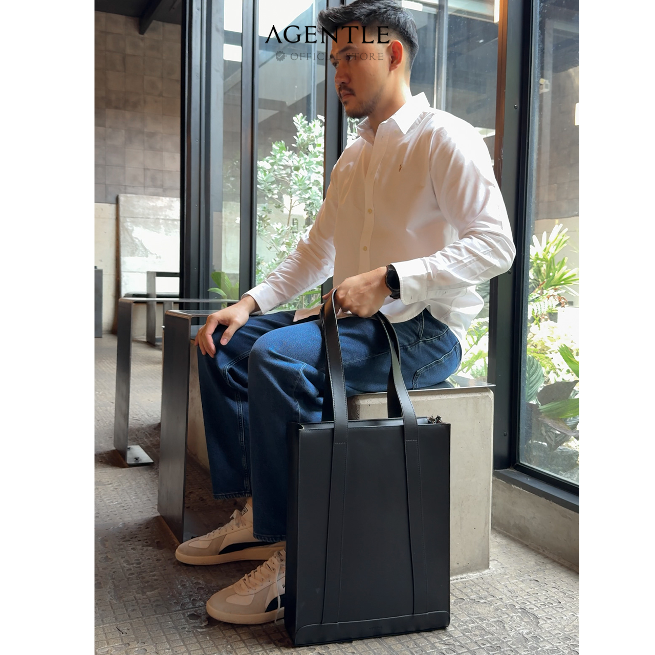 AGENTLE NOBILITY TOTE & BAGPACK กระเป๋าโท้ท/เป้สะพายหลัง หนังวัวแท้ พรี ...