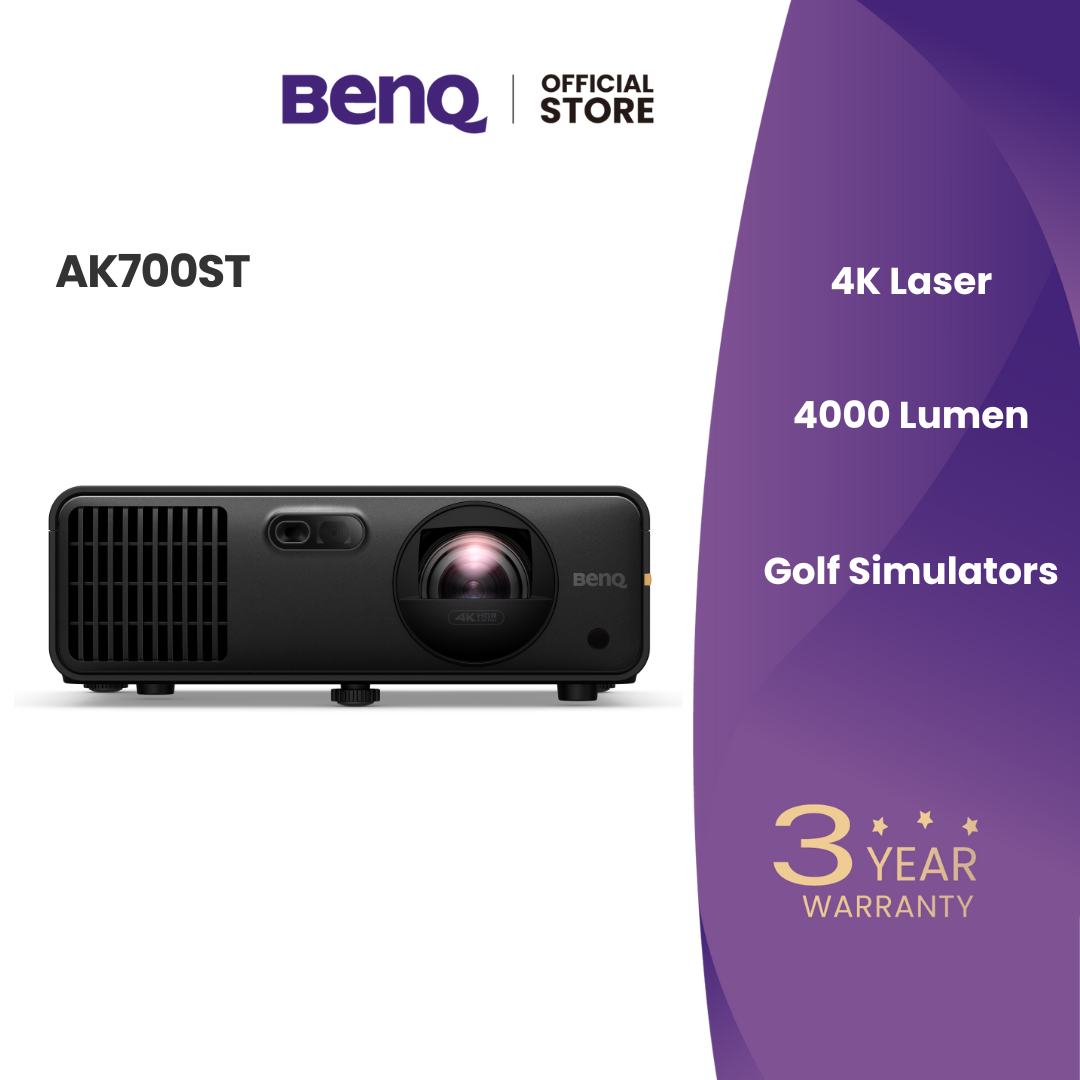 BenQ AK700ST The First 4K Laser Golf Simulator Projector Switching Ease ...