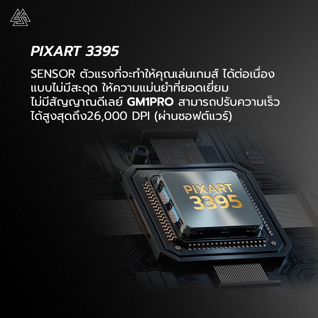 EGA เมาส์ไร้สาย Type GM1 Pro 4K Tri-Mode (BT/Wireless/Wired) พร้อมแท่น ...