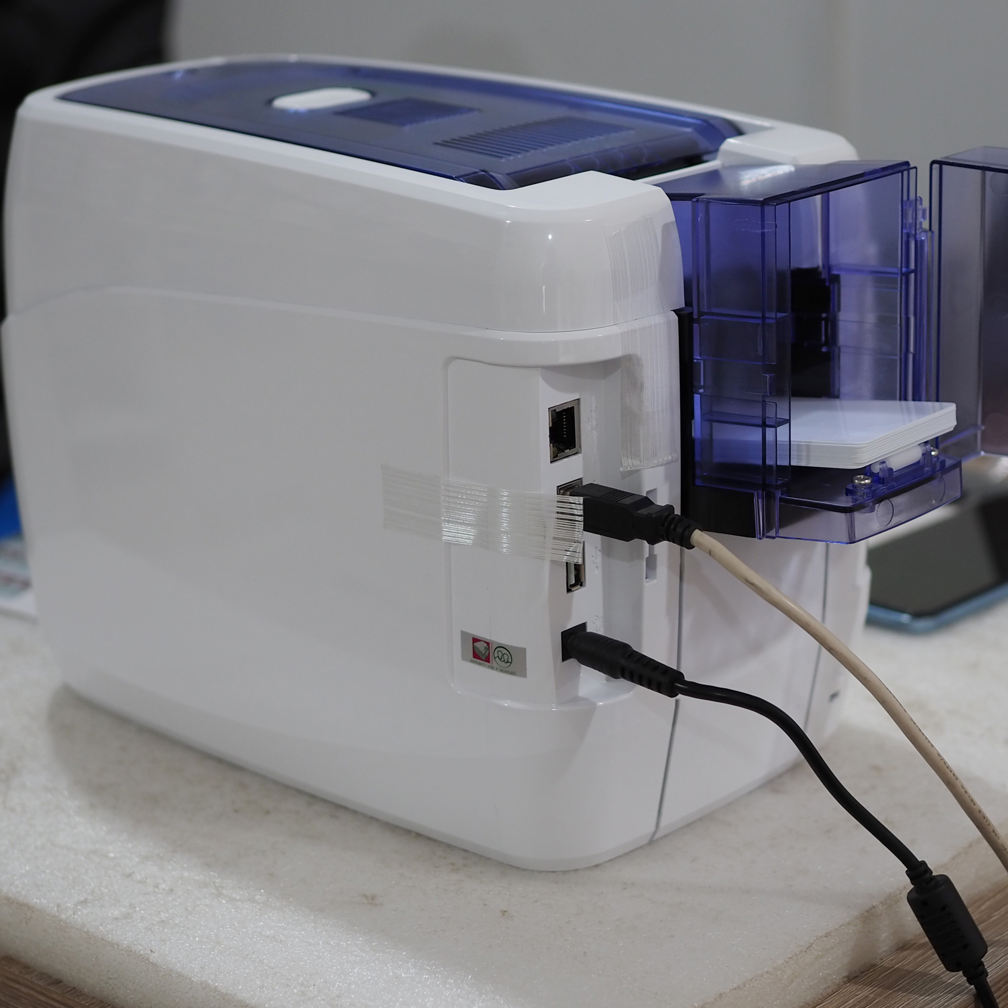 Pointman เครื่องพิมพ์บัตรพลาสติก เครื่องพิมพ์บัตรพนักงาน Plastic card ...