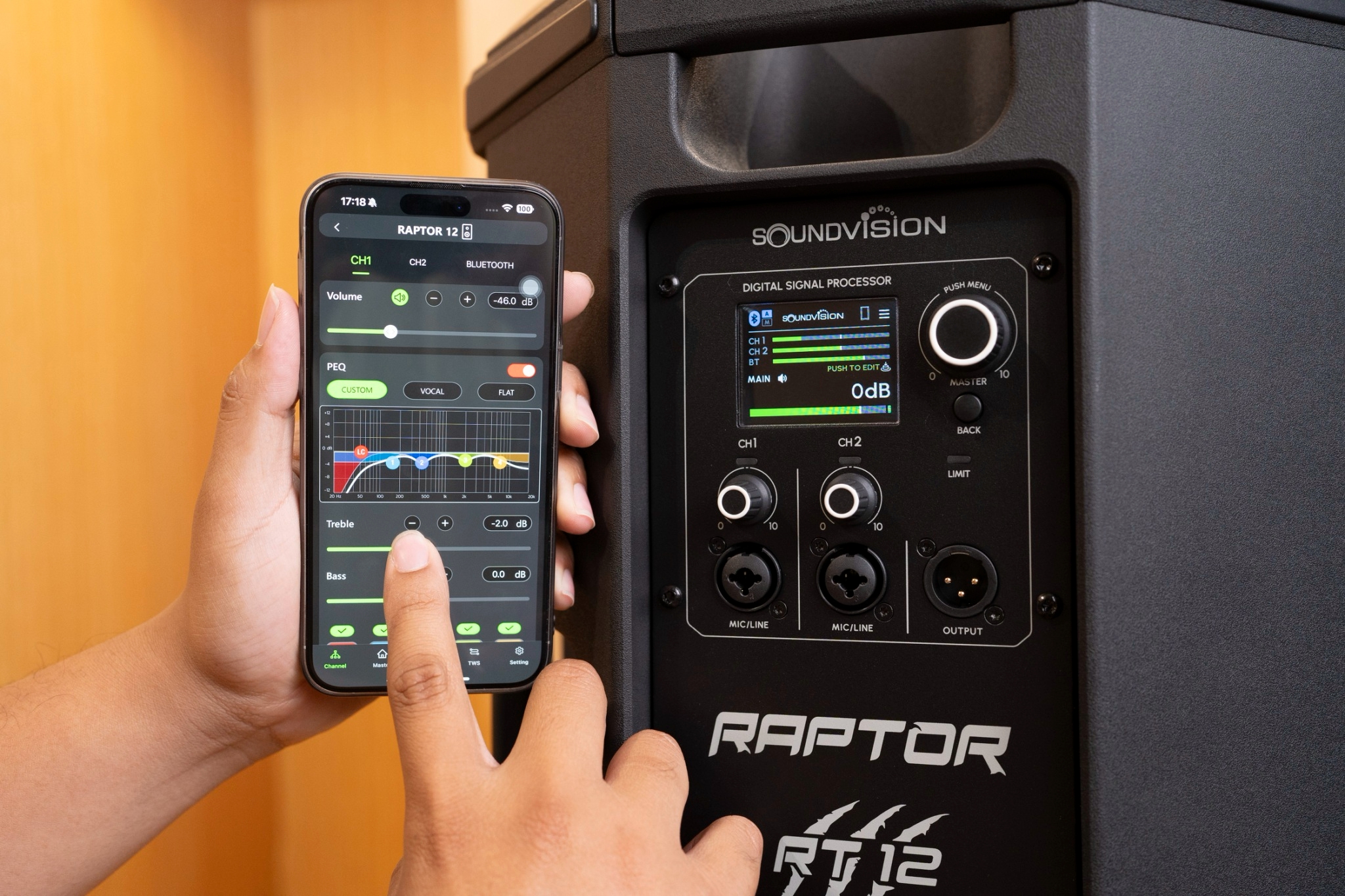 SOUNDVISION Raptor RT-12 ตู้ลำโพง 2 ทาง 12 นิ้ว แอคทีฟ กำลังขับ 4000 ...