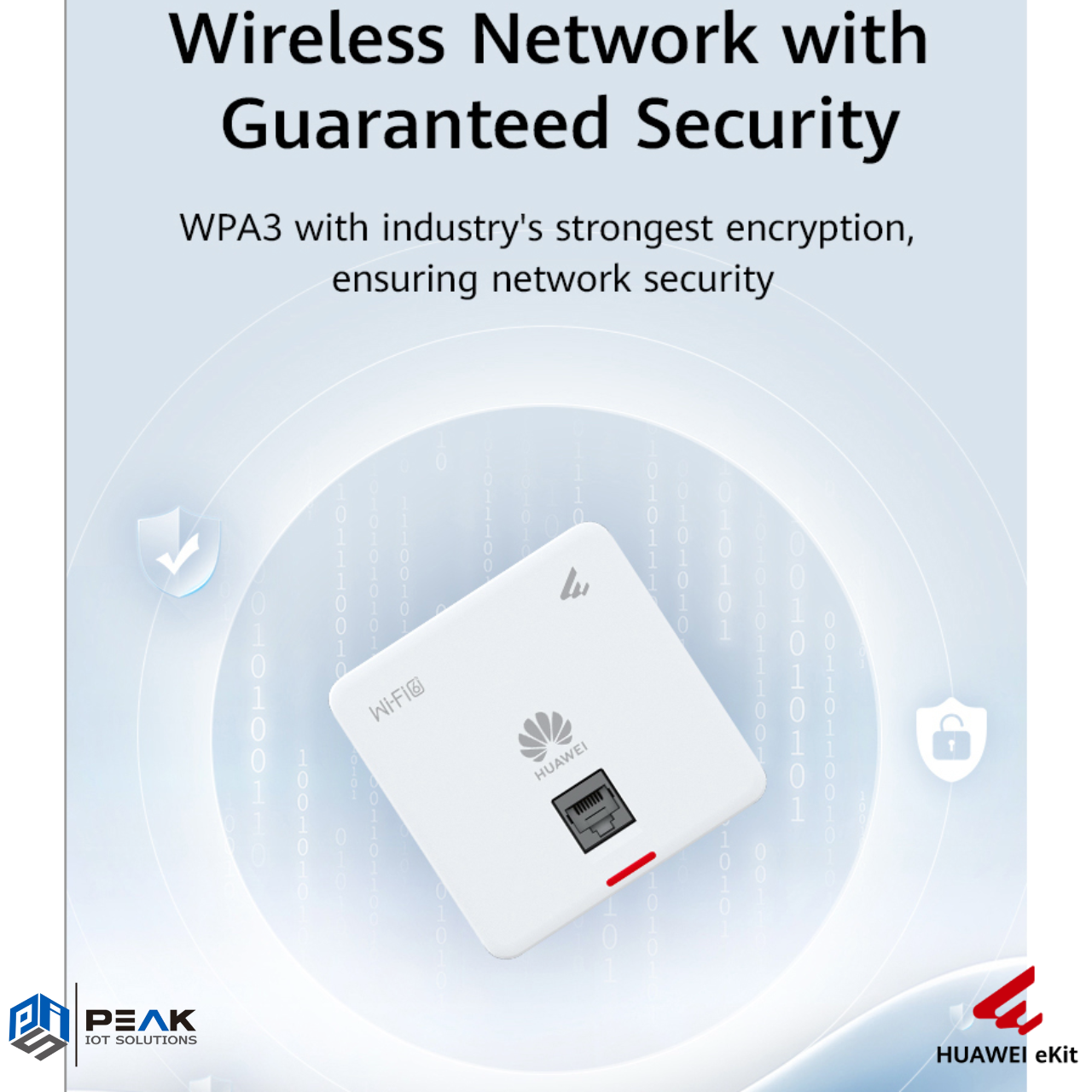 HUAWEI eKit AP160 Wi-Fi 6 Square Shape Wall Mounted Access Point ...