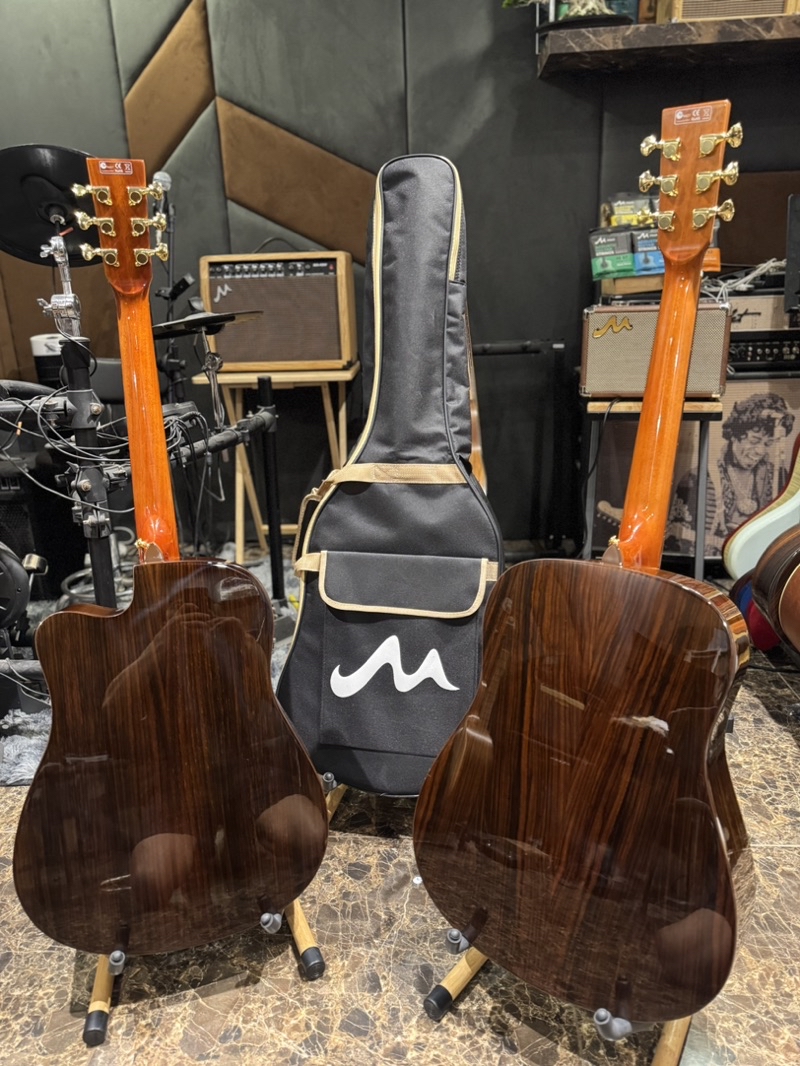 #กีต้าร์โปร่ง กีต้าร์โปร่งไฟฟ้าMost M-01 ไม้หน้าแท้Top solid สปูช ไม้ ...