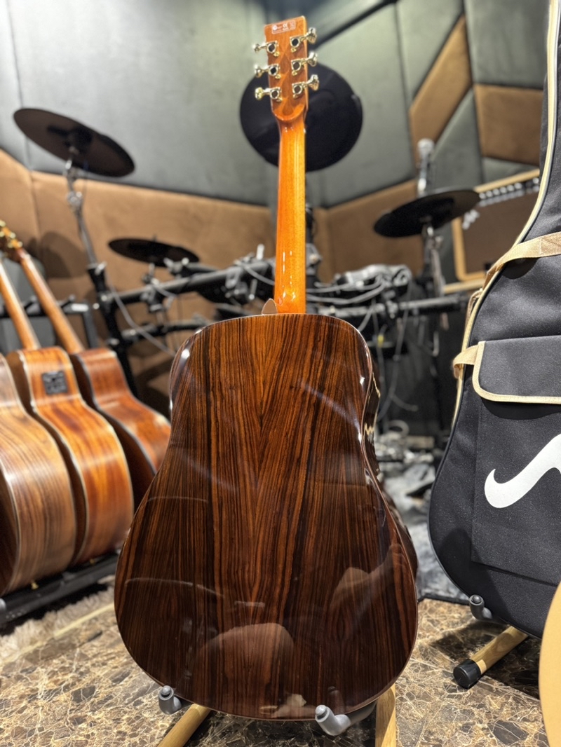 #กีต้าร์โปร่ง กีต้าร์โปร่งไฟฟ้าMost M-01 ไม้หน้าแท้Top solid สปูช ไม้ ...