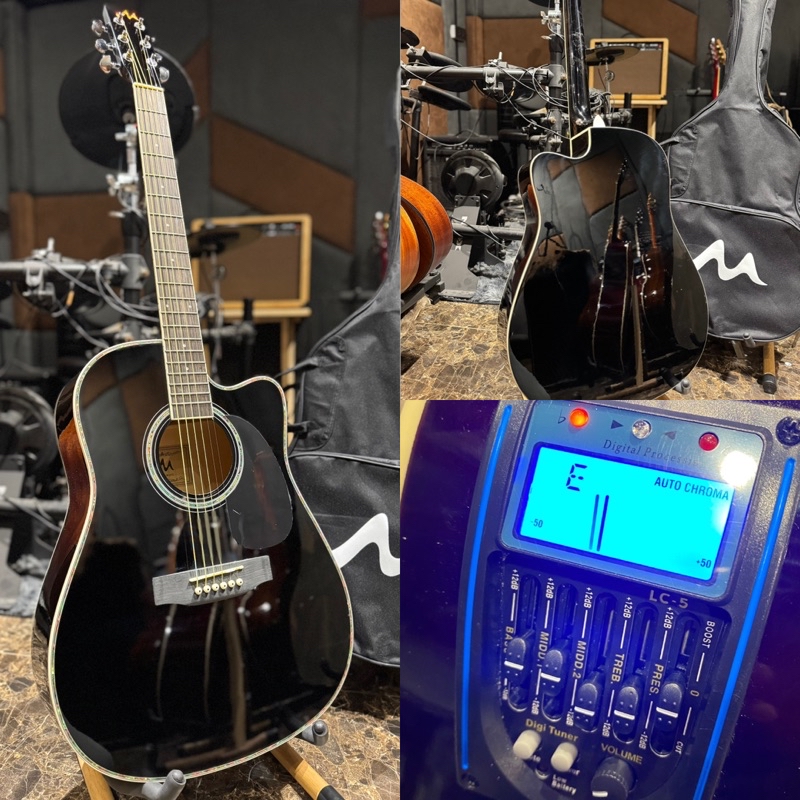 กีต้าร์โปร่ง Most M-41c ขนาด41นิ้วมาตรฐาน คอเล็กเล่นง่าย งานดีมากๆเสียง ...