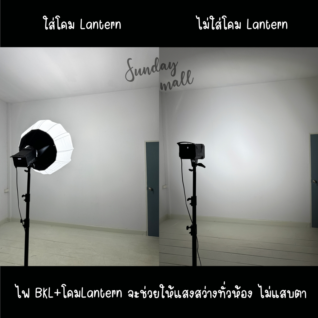 [ประกันศูนย์ไทย1ปี] ไฟสตูดิโอ LED 120-300w BKL Series D/Bi/Pro Studio ...