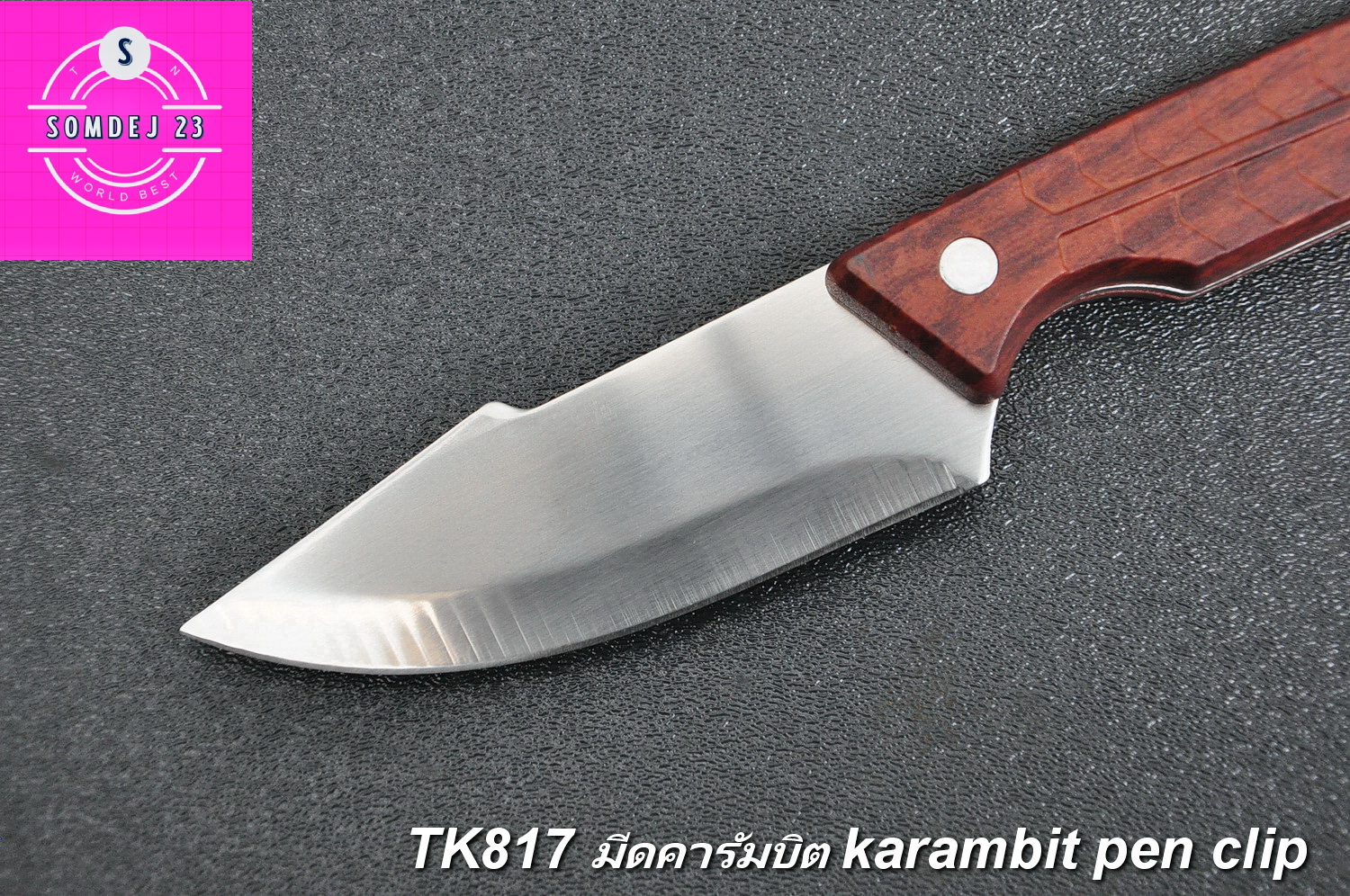 มีดคารัมบิต karambit penclip SD817 Single-edged fixed-blade karambit ...