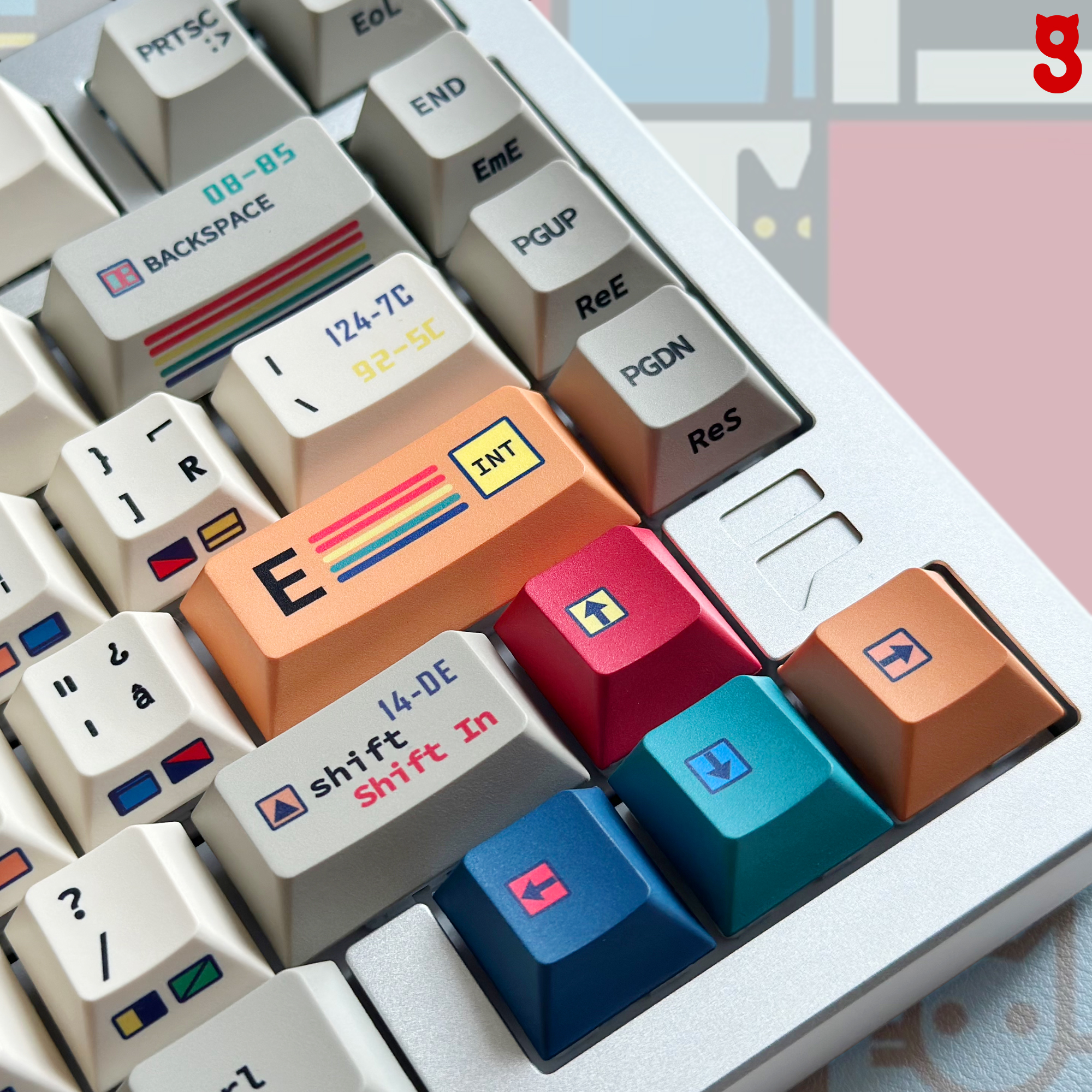 (พร้อมส่งจากไทย)(Extraฟลูเซ็ต147คีย์) คีย์แคป COMMODORE 64 – Vintage ...