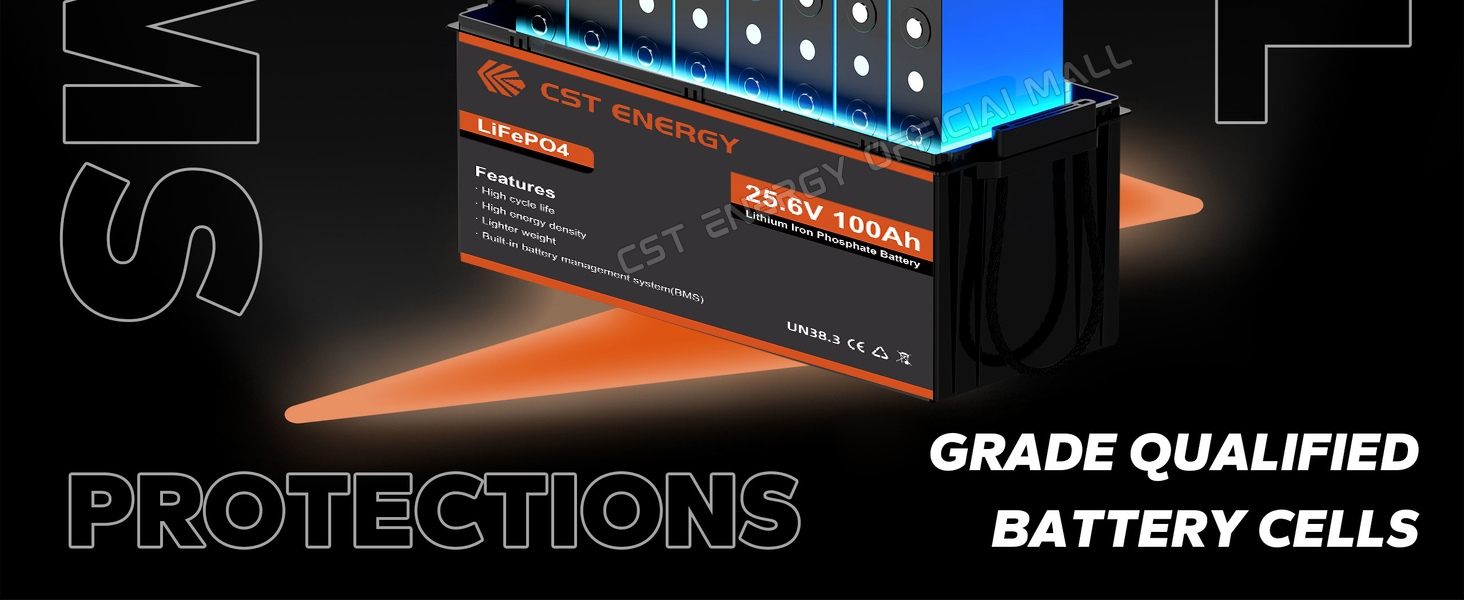 CST ENERGY แบตลิเธียม 24V 100Ah LiFePO4 Battery เซลล์เกรด A แบตเตอรี่ ...