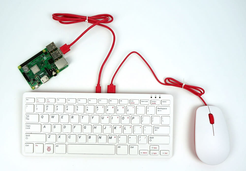 Official Raspberry Pi Keyboard (US) และ Mouse | Shopee Thailand