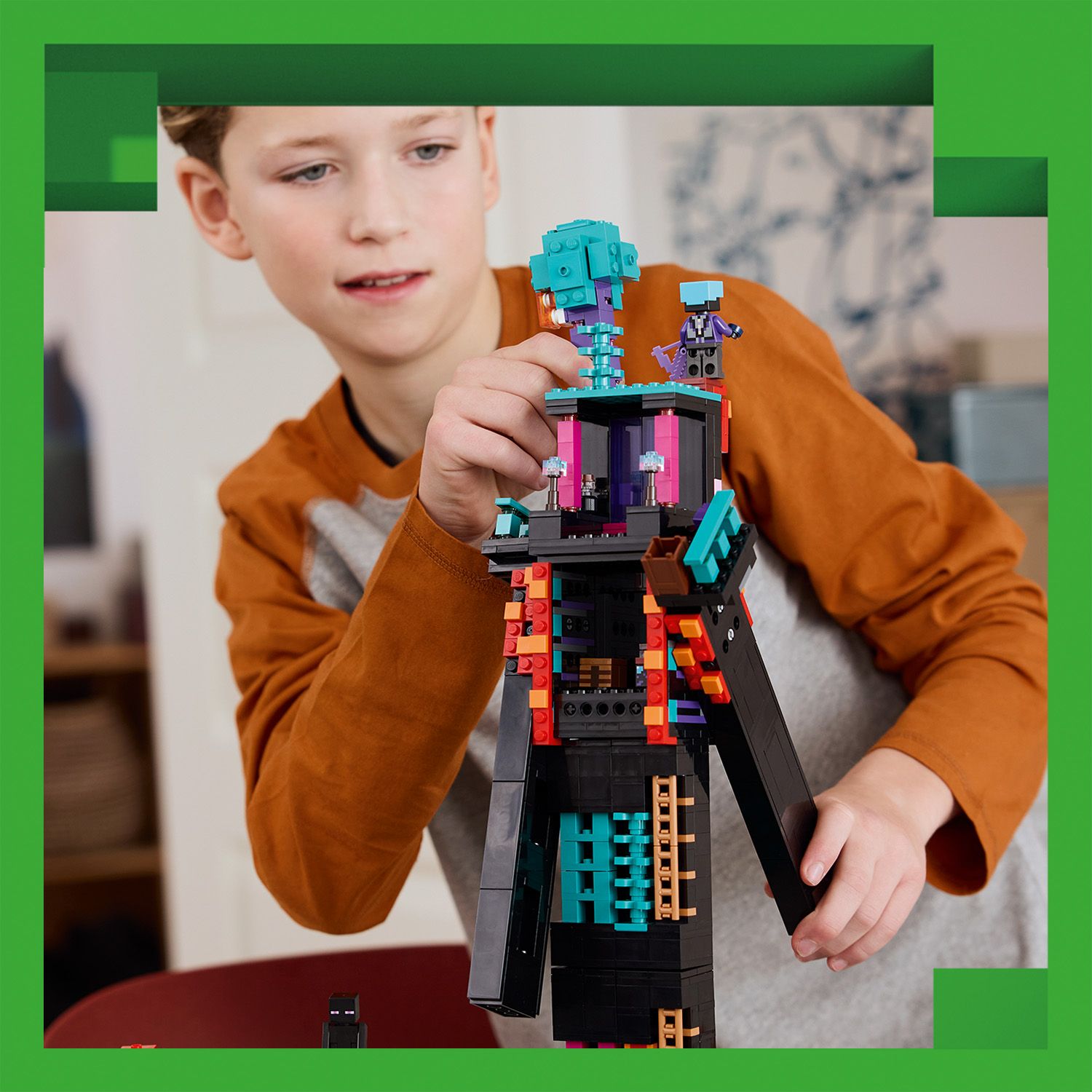 LEGO Minecraft 21279 The Enderman Tower (867 Pieces) | Shopee Thailand