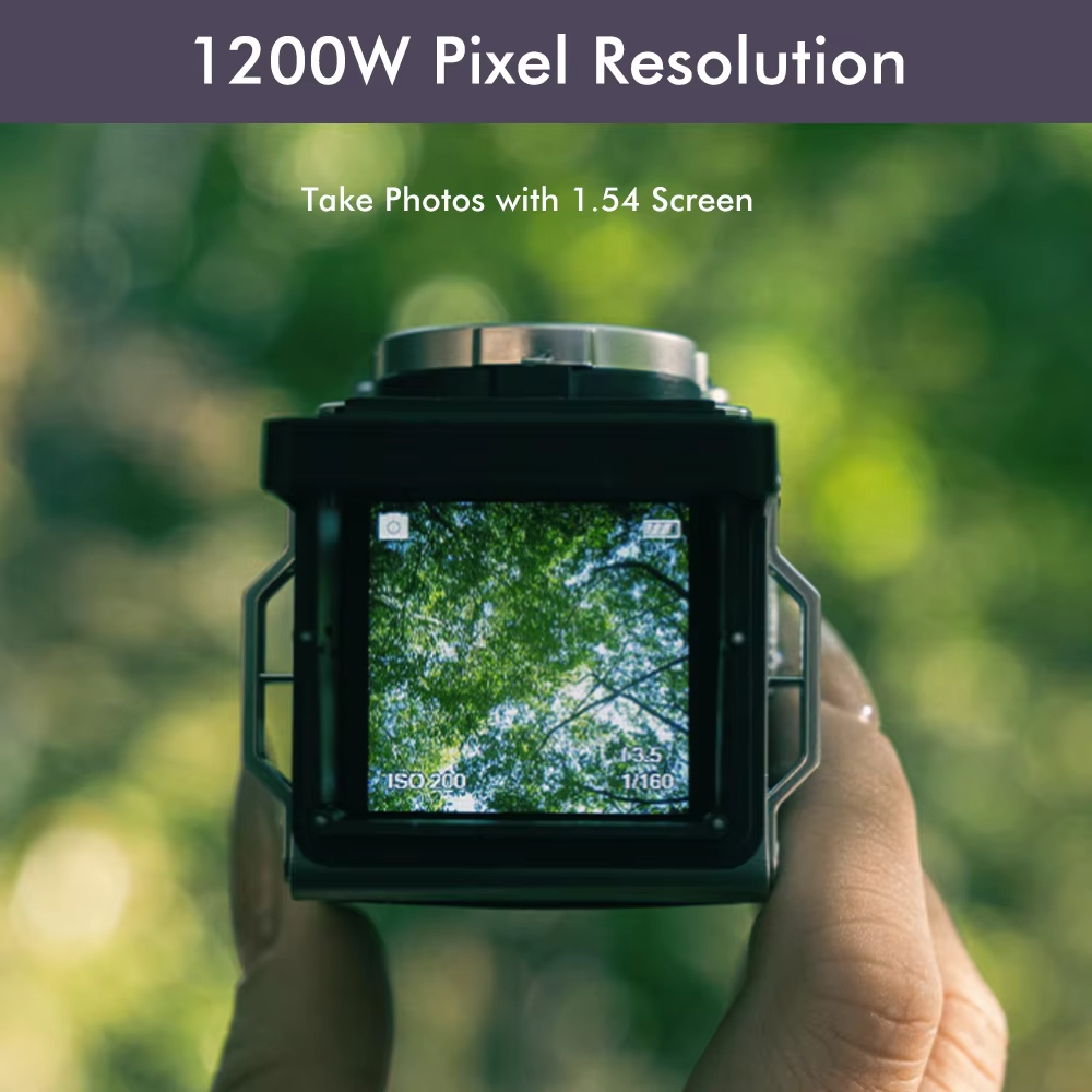 Chuzhao Digital TLR กล้องจําลอง Dual-Reverse Digital Camera Retro ccd ...