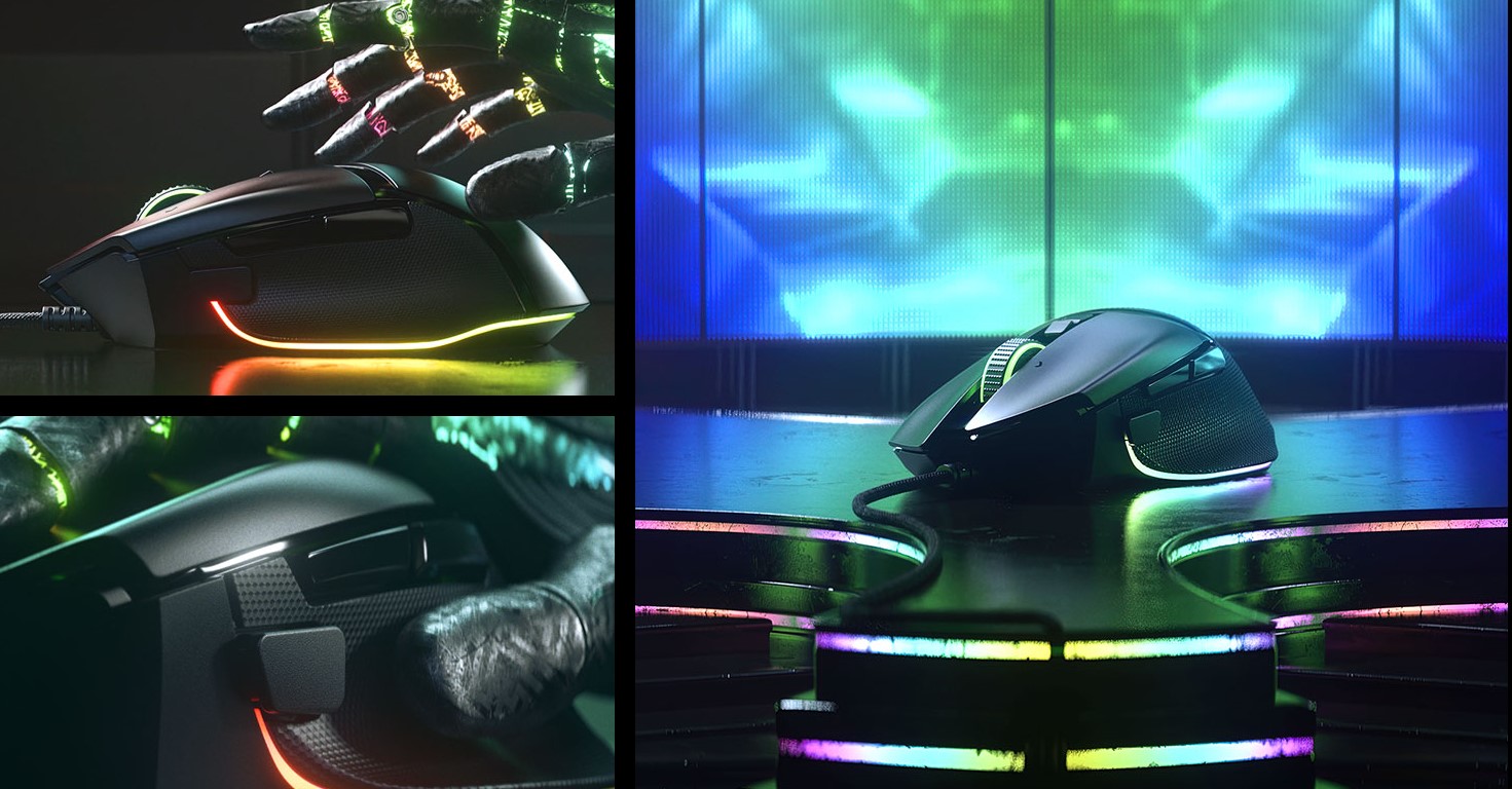 Razer Basilisk V3 35K - HyperScroll Tilt Wheel และไฟ RGB (เมาส์เกมมิ่ง ...