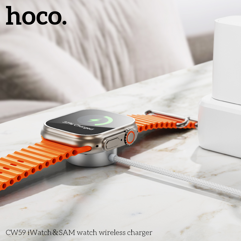 แท่นชาร์จไร้สาย HOCO CW59 แท่นชาร์จไร้สาย wireless charger สำหรับนาฬิกา ...