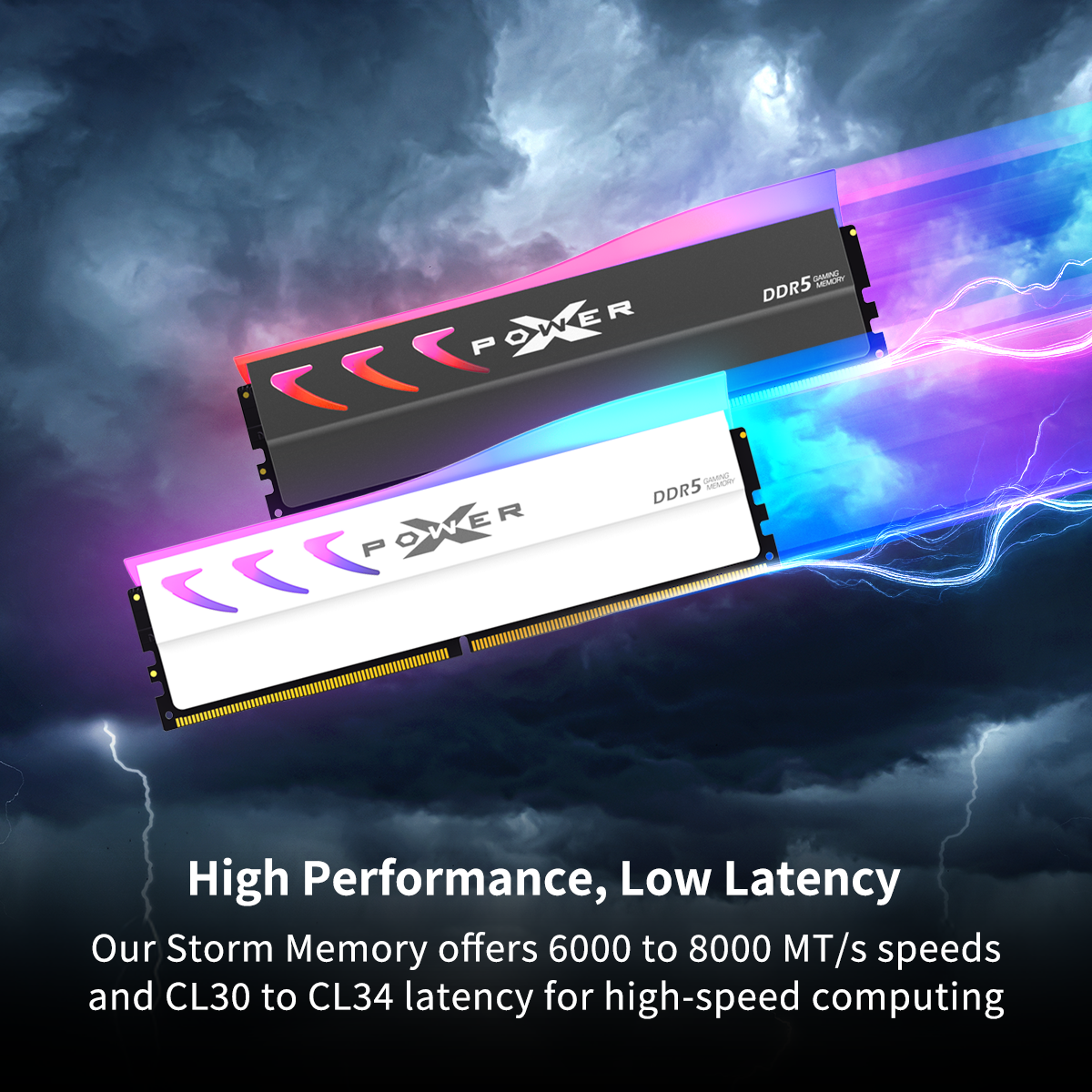 Silicon Power RAM PC DDR5 Gaming RGBรุ่น XPOWER Storm RGB 16GB/32GB ...