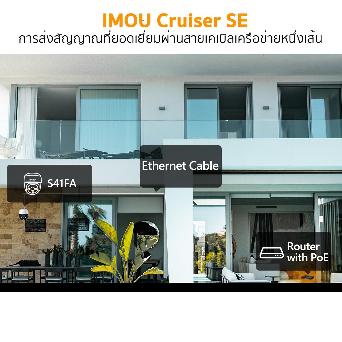 IMOU กล้องวงจรปิดไร้สายรุ่น S51FEP Cruiser SE 5MP กล้องหมุนได้360องศา ...