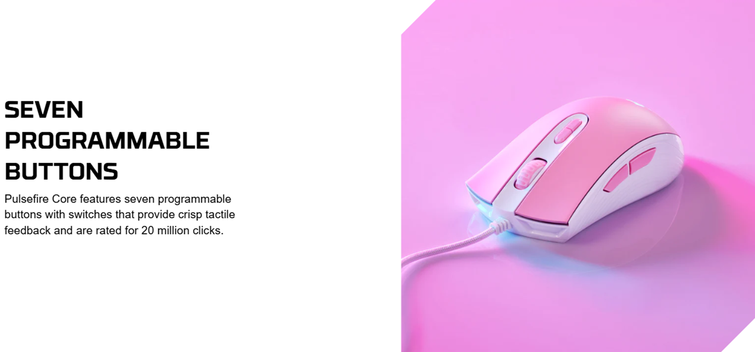 HYPER X MOUSE PULSEFIRE CORE RGB : 4P4F8AA- ของแท้รับประกันศูนย์ไทย 2 ...