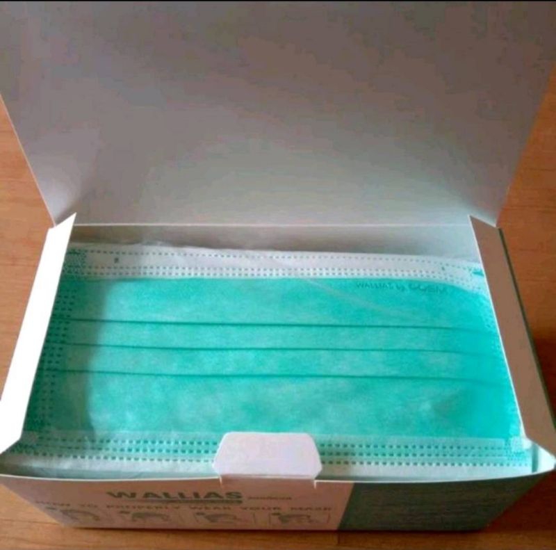 หน้ากากอนามัย WALLIAS การแพทย์ 3 ชั้น สายคล้องหู | Shopee Thailand