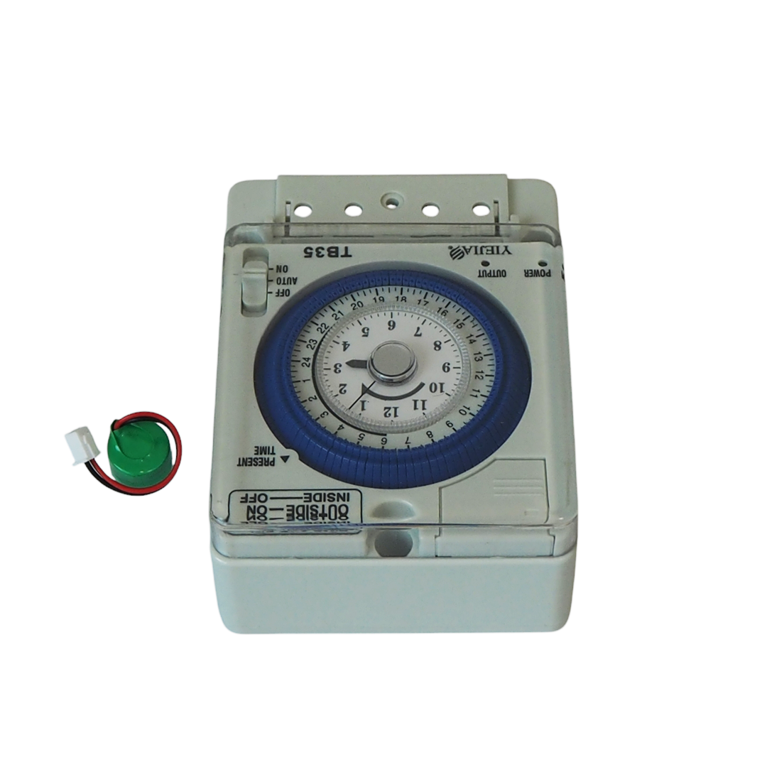 TB-35B TIME SWITCH ไทม์เมอร์สวิตช์แบบไขลาน ไทม์เมอร์ 24ชั่วโมง AC100-240V 15A ความละเอียด15นาที ...