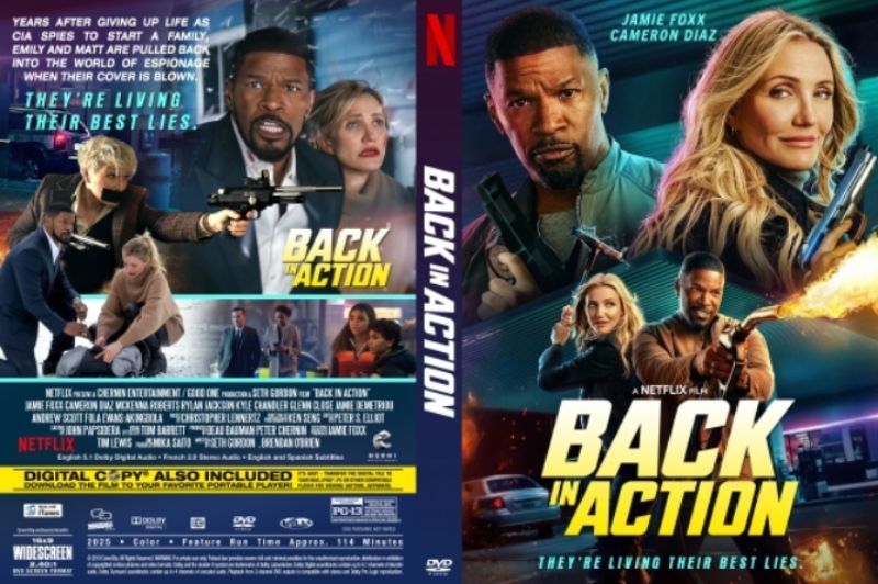 Blu-ray+DVD ปก+สกรีนแผ่น Back in Action (2025) | Shopee Thailand