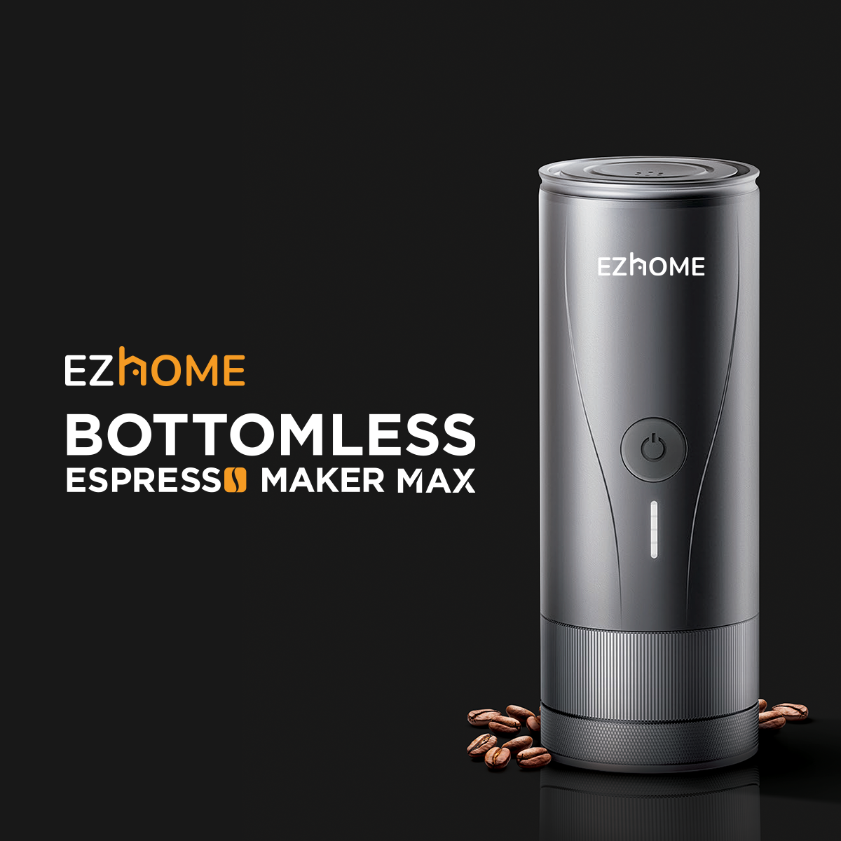EZhome Bottomless Espresso Maker Max EL19 เครื่องชงกาแฟเอสเพรสโซ่แบบพกพา มีหม้อต้ม แรงดัน 20 ...