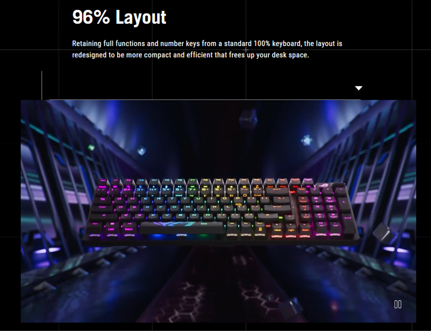 ASUS คีย์บอร์ด X901 STRIX SCOPE II 96 WL/NX/TH/ABS//KB, ROG NX ...