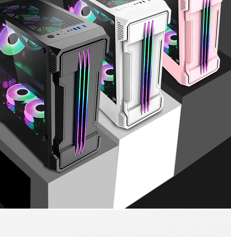 WJCOOLMAN Ⅲ เคสคอมพิวเตอร์ Tempered Glass ATX Gaming Case 447*378*190mm ...