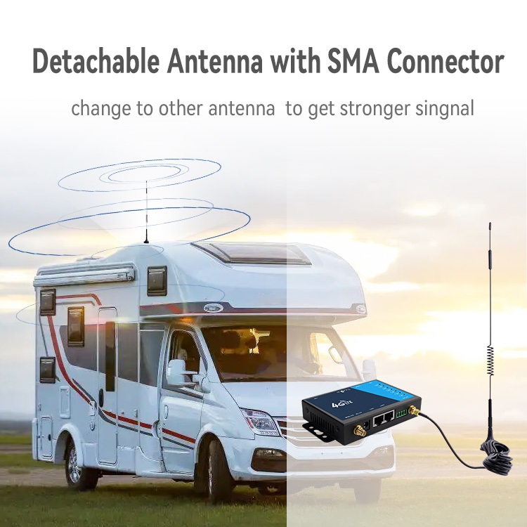 4G Wifi Router 300Mbps Industrial WiFi 4 Detachable Antennas SMA Port ...