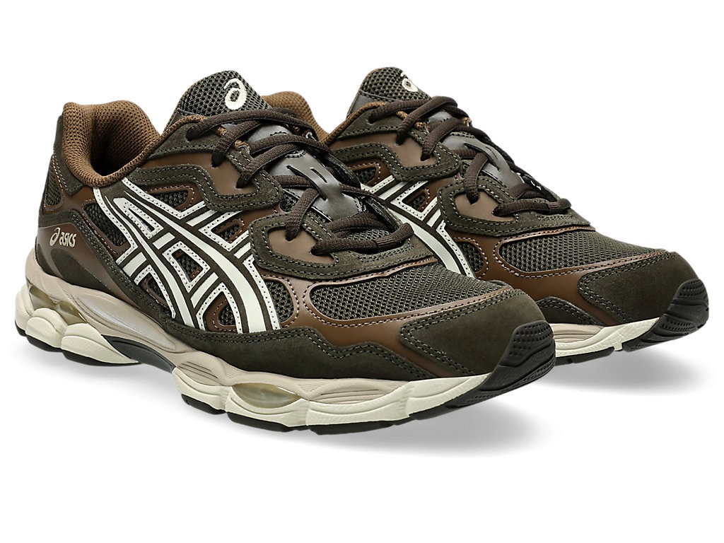 ASICS 1203A663.200 GEL-NYC AEB SMU BLACK COFFEE/FEATHER GREY | Shopee ...