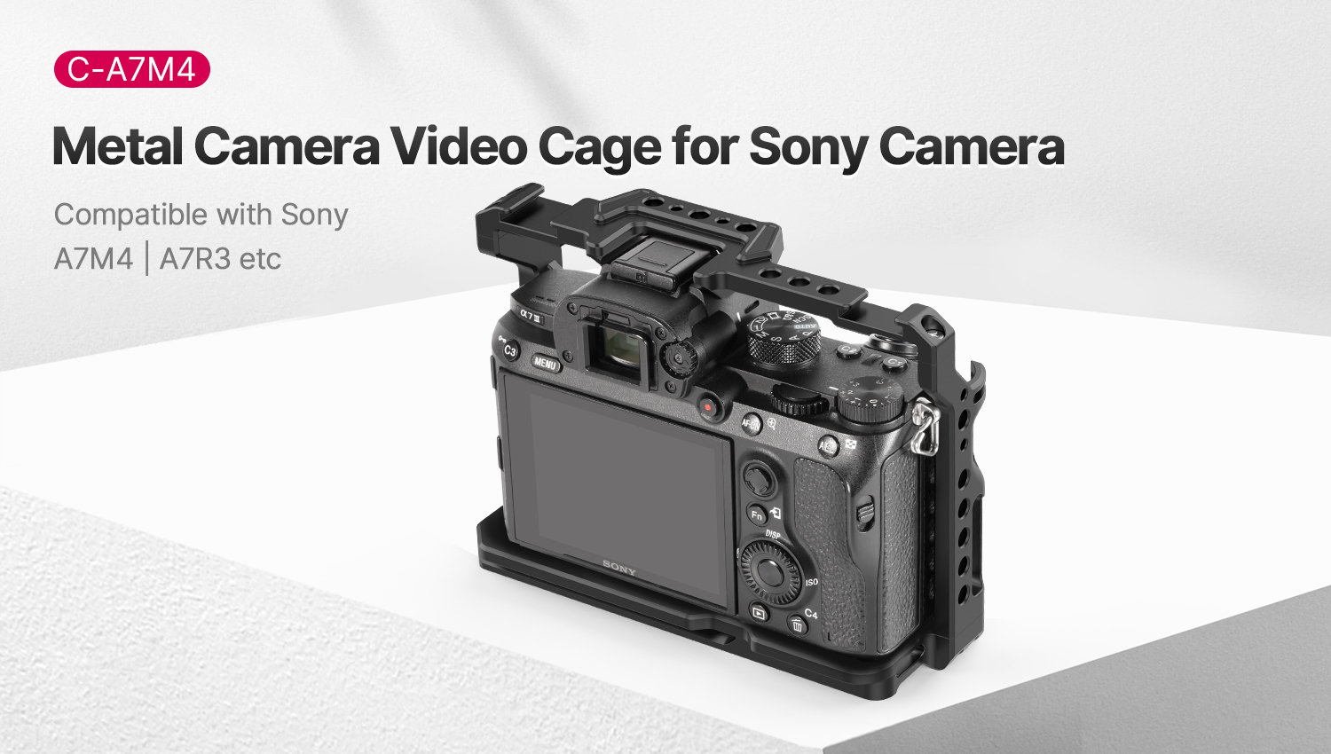 Ulanzi Camera Cage เคสโลหะ มีช่องต่อด้ามจับ พร้อม Cold Shoe รองรับกล้อง Sony A7M4/A7M3/A7R3 ...